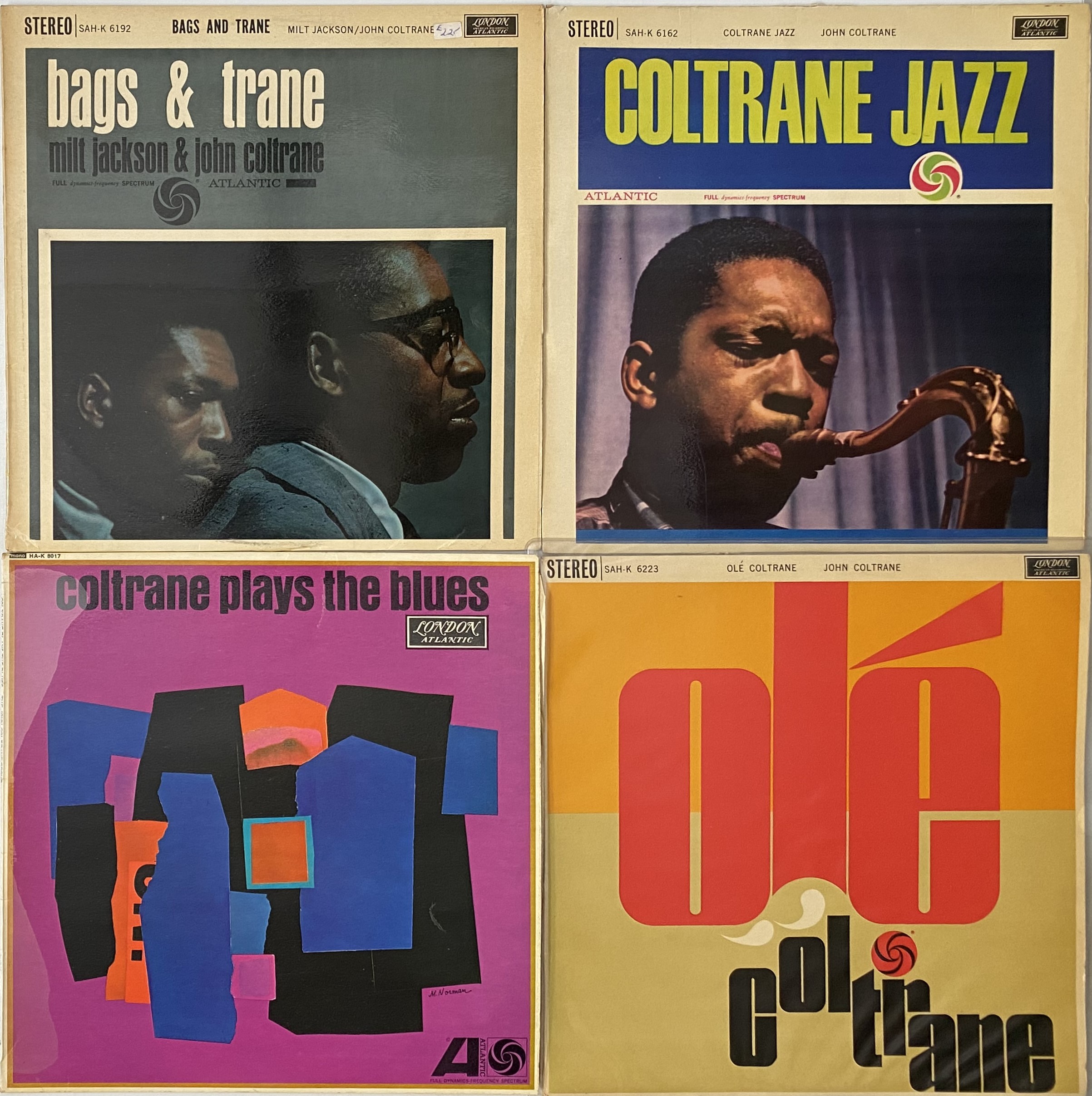 Lot 40 - JOHN COLTRANE - UK LONDON ATLANTIC - LP PACK