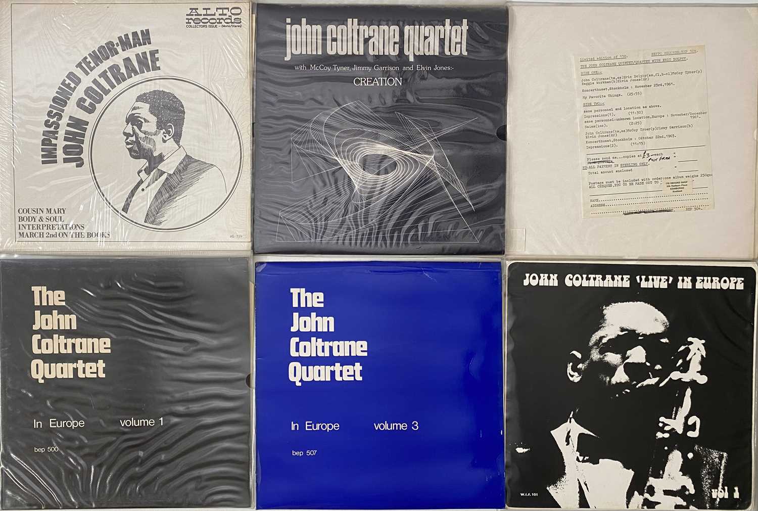 Lot 41 - JOHN COLTRANE - PRIVATE PRESSINGS - LIVE