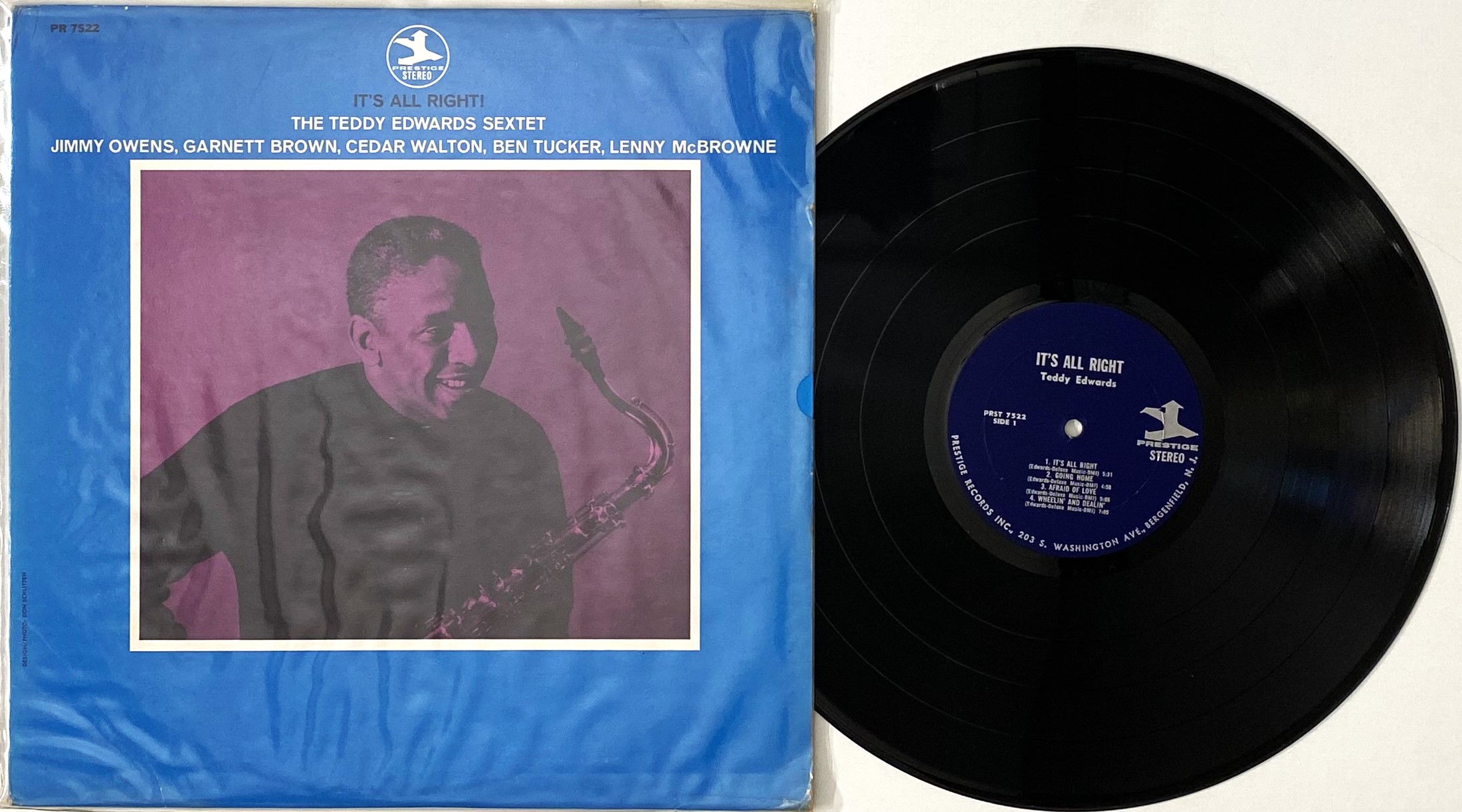 Lot 80 - TEDDY EDWARDS - LP PACK (INC RARITIES)