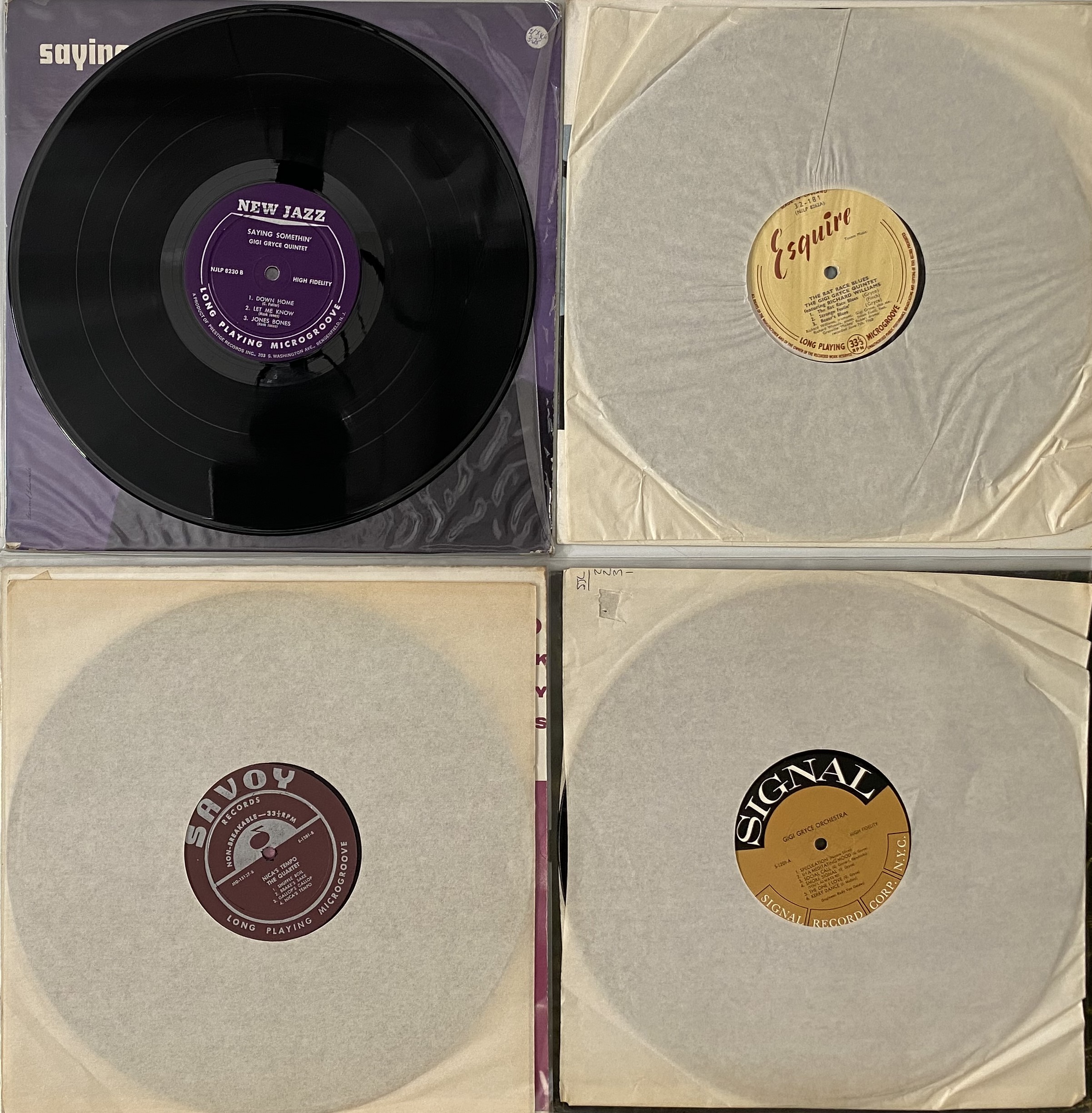 Lot 61 - THE GIGI GRYCE QUINTET - LP PACK