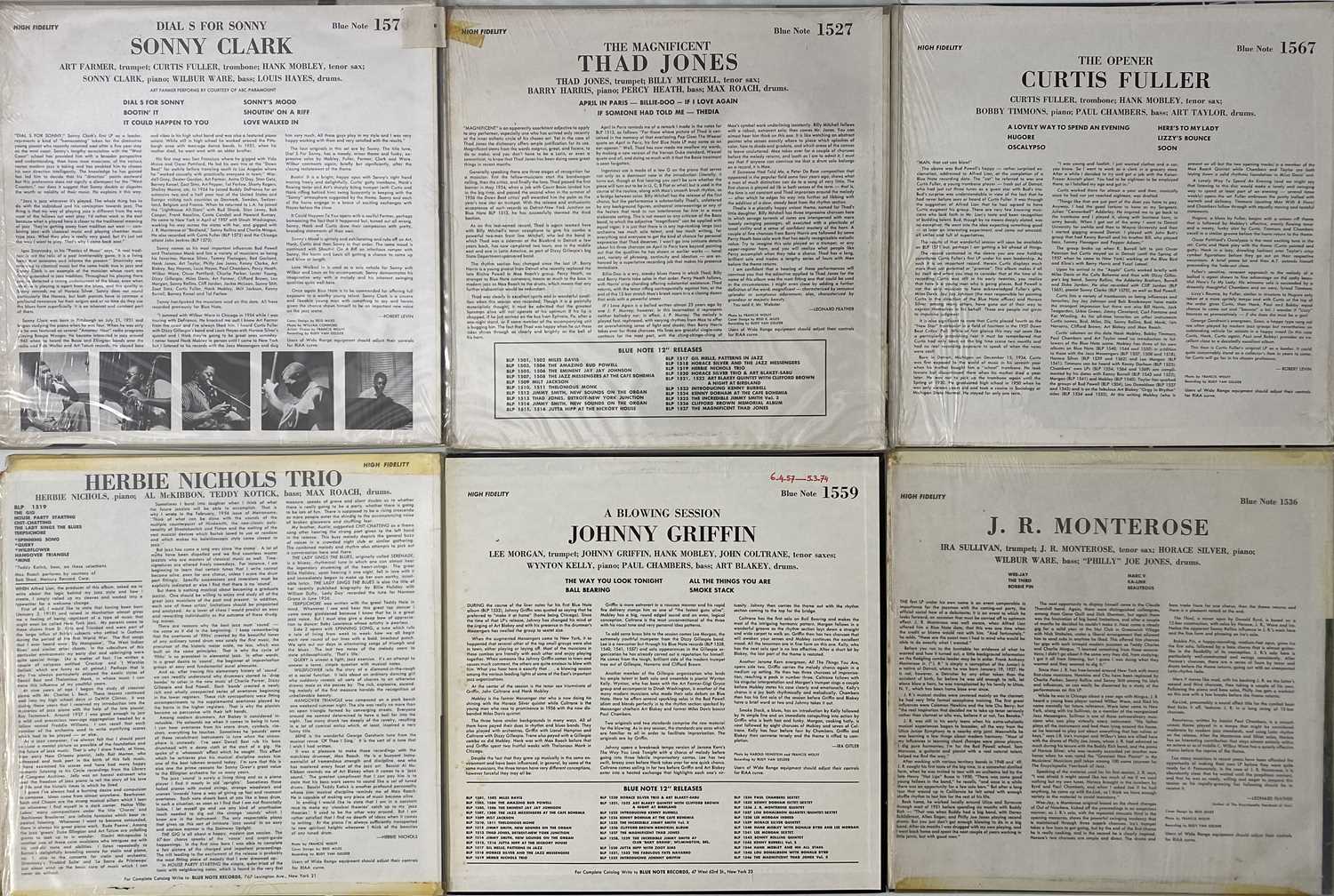 Lot 109 - BLUE NOTE LP PACK - UNITED ARTISTS LABELS.