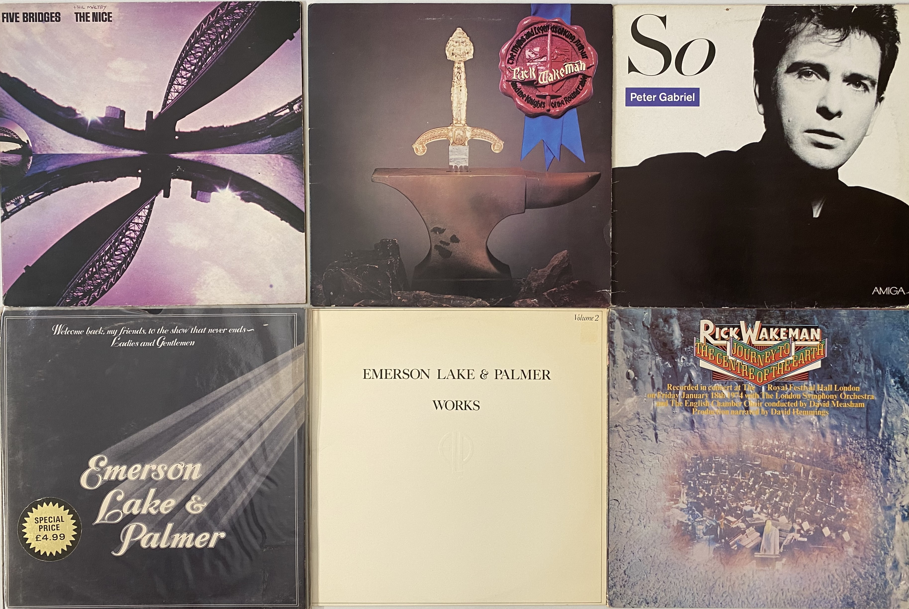 Lot 600 - PROG ROCK - LP COLLECTION