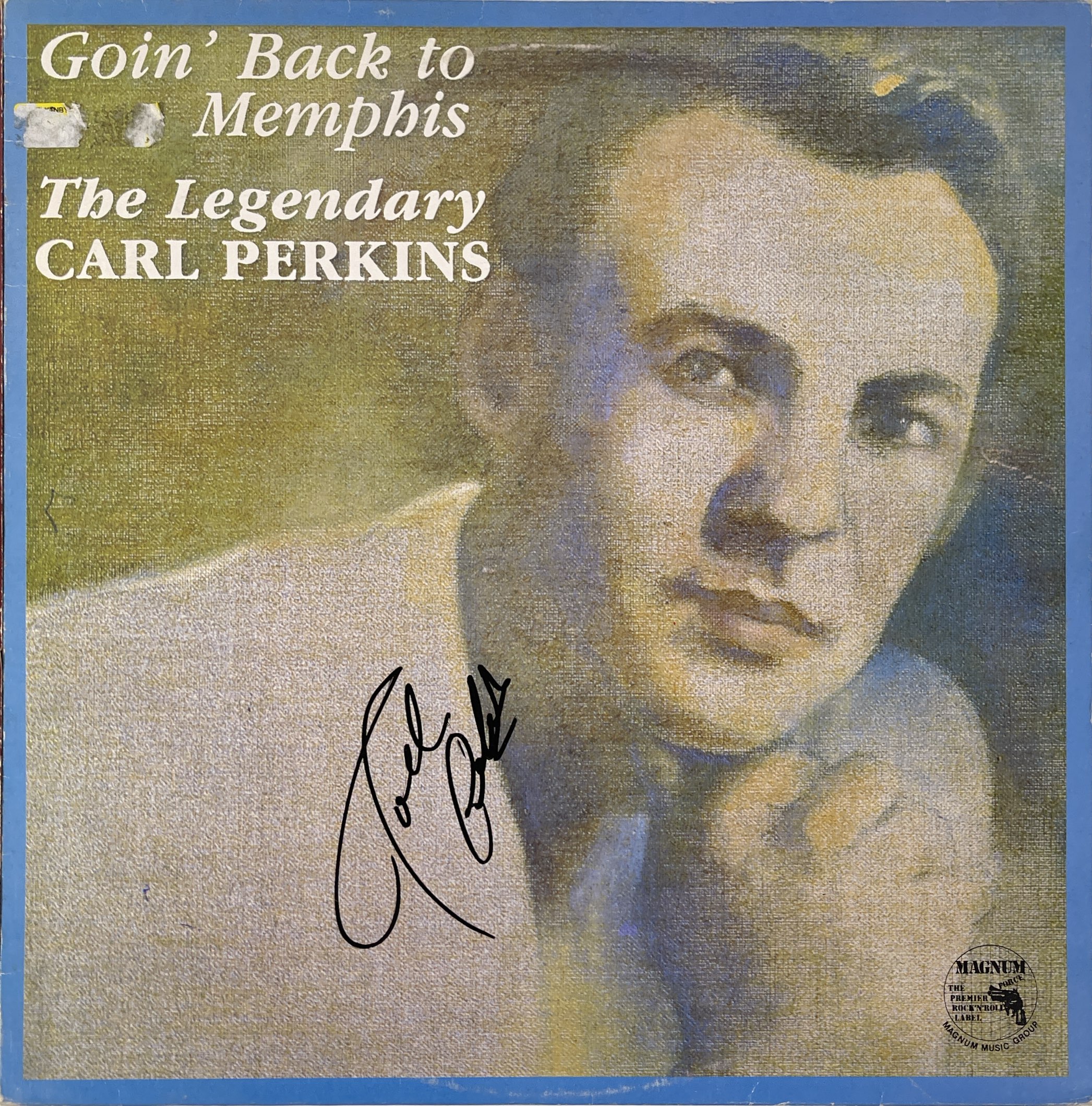 Lot 240 - CARL PERKINS / THE EVERLY BROTHERS SIGNES
