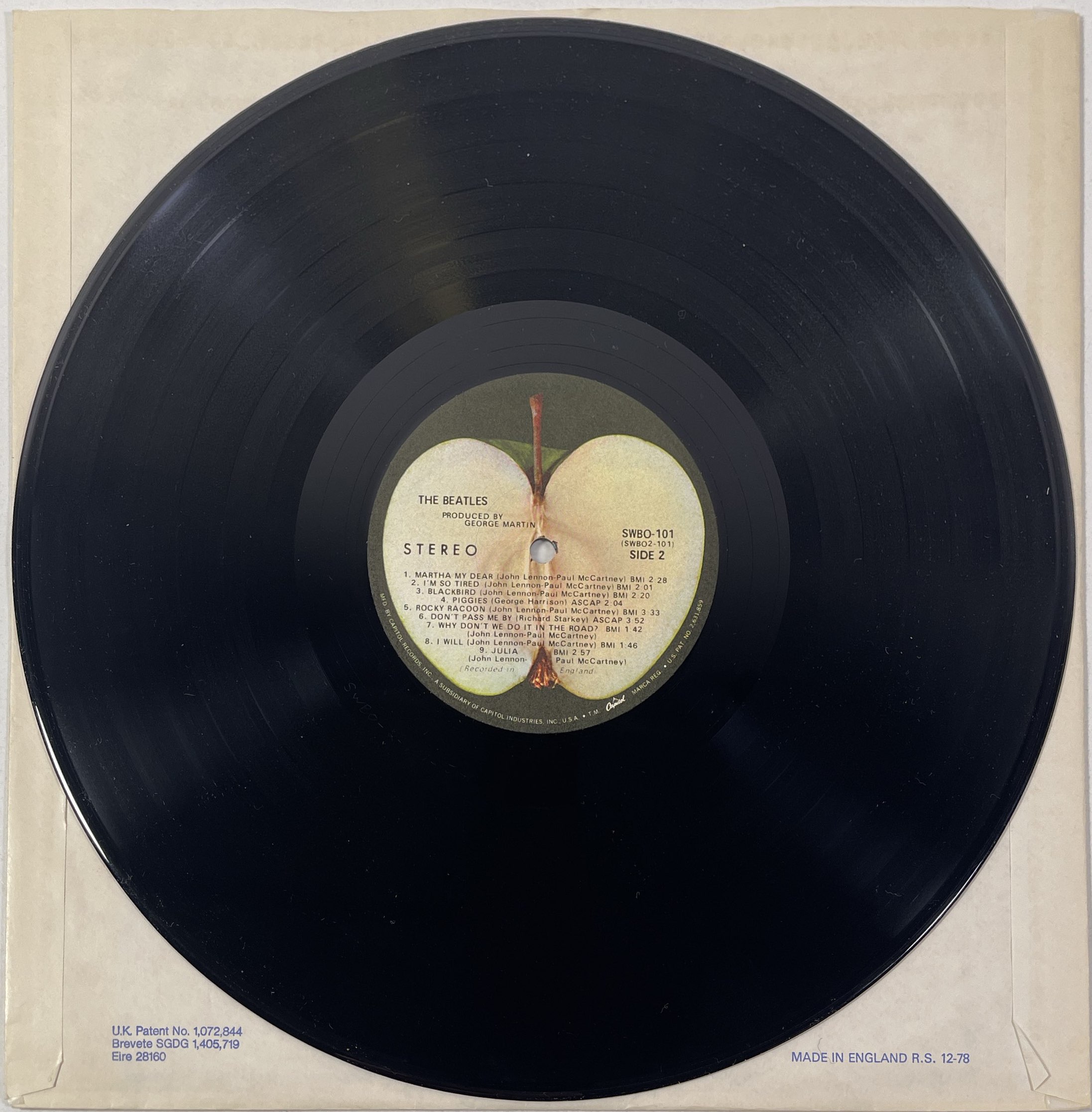 Lot 88 - THE BEATLES - WHITE ALBUM LP (ORIGINAL US