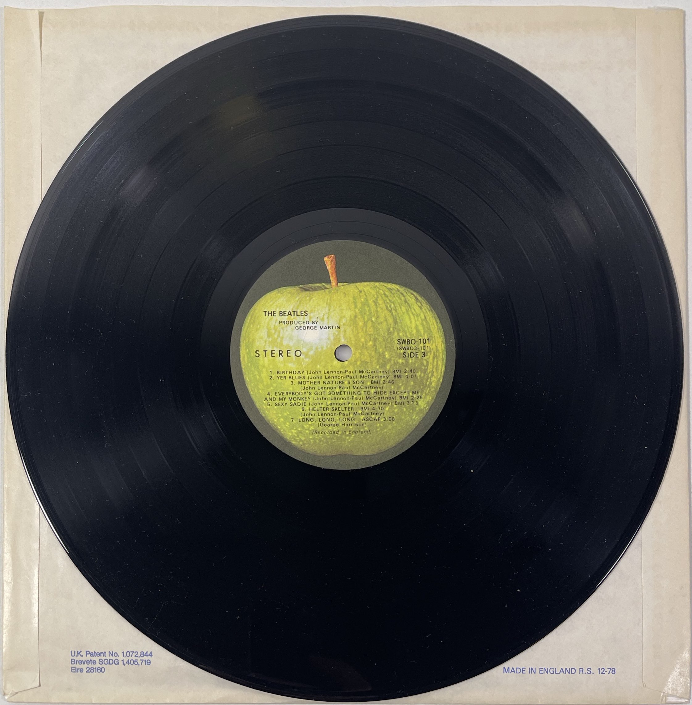 Lot 88 - THE BEATLES - WHITE ALBUM LP (ORIGINAL US