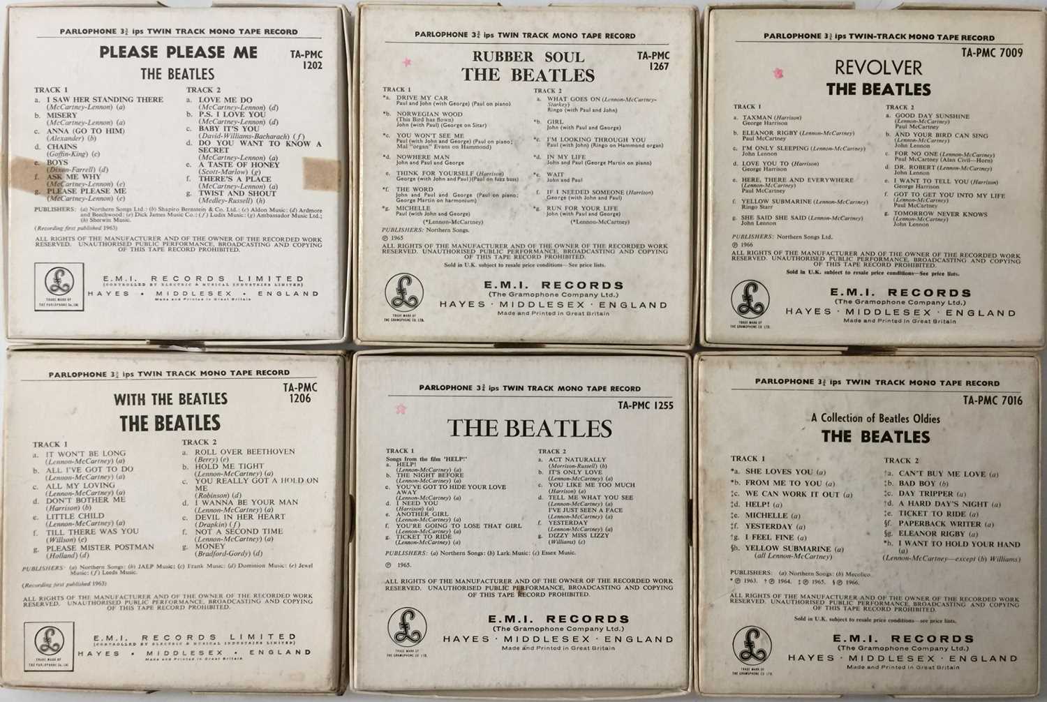 Lot 96 - THE BEATLES - REEL 2 REEL COLLECTION