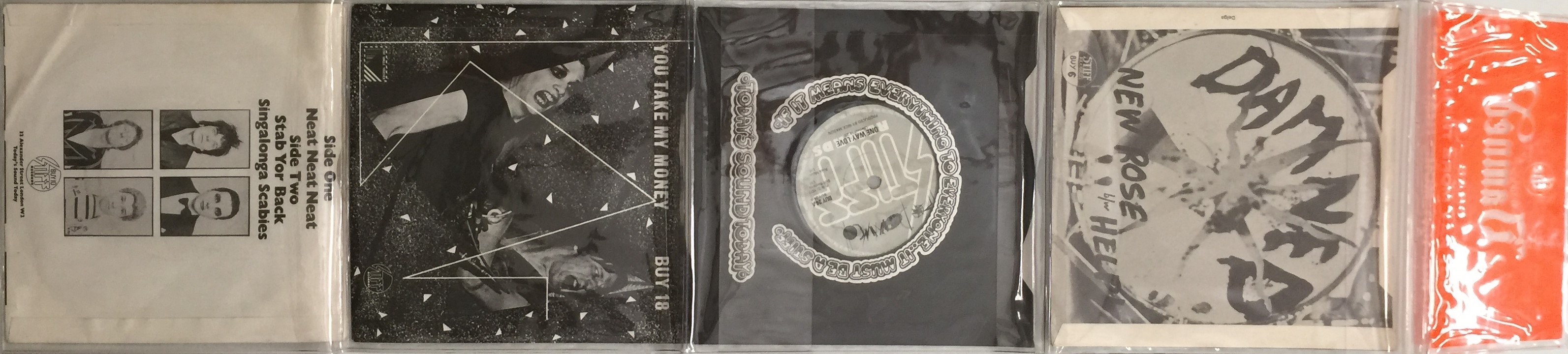 Lot 237 - THE DAMNED - STIFF SINGLES FOUR PACK 7" (UK