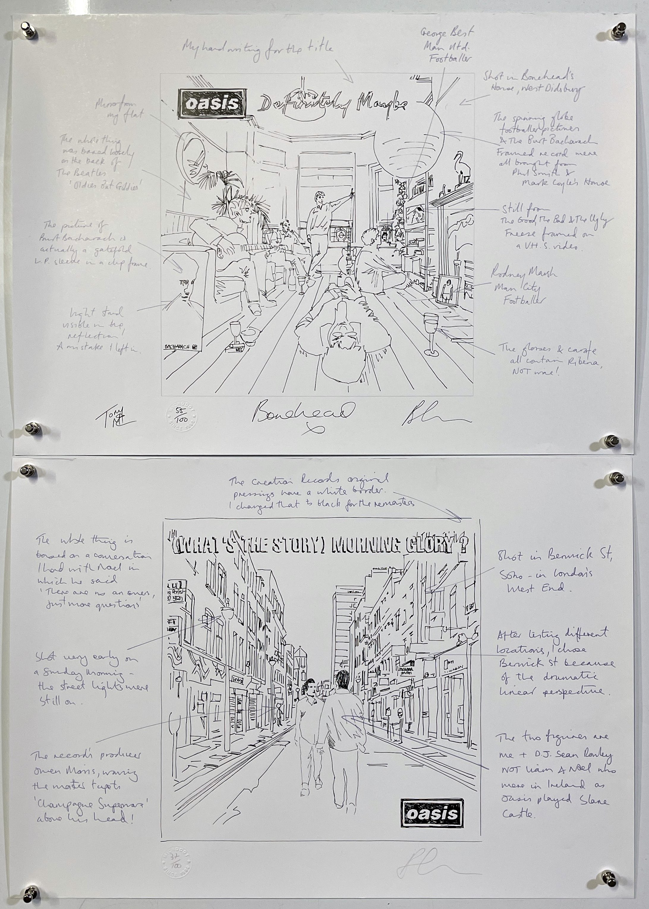 Lot 438 - OASIS - BAND SIGNED LIMITED EDITION MICRODOT