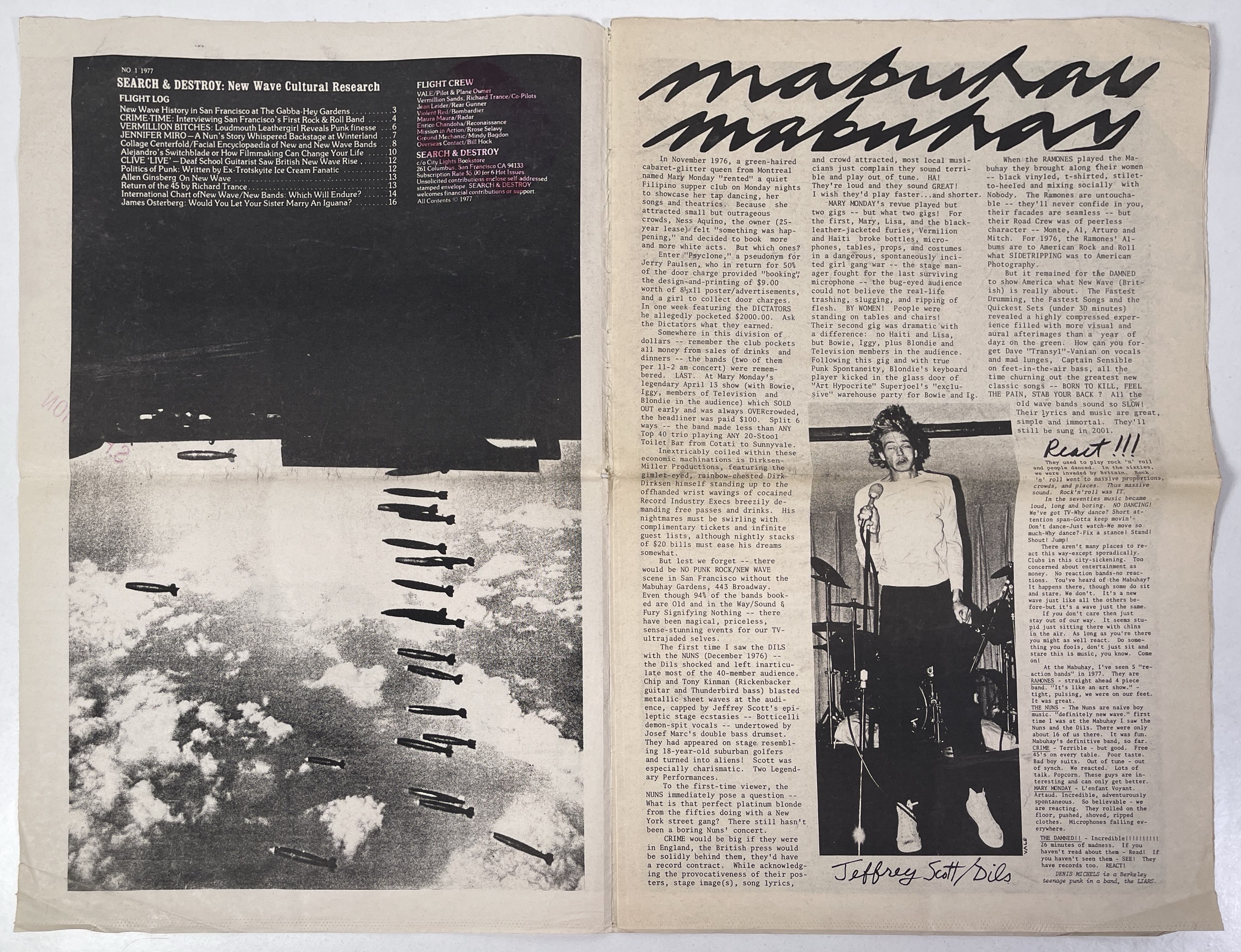 Lot 63 - PUNK INTEREST - ORIGINAL SEARCH AND DESTROY