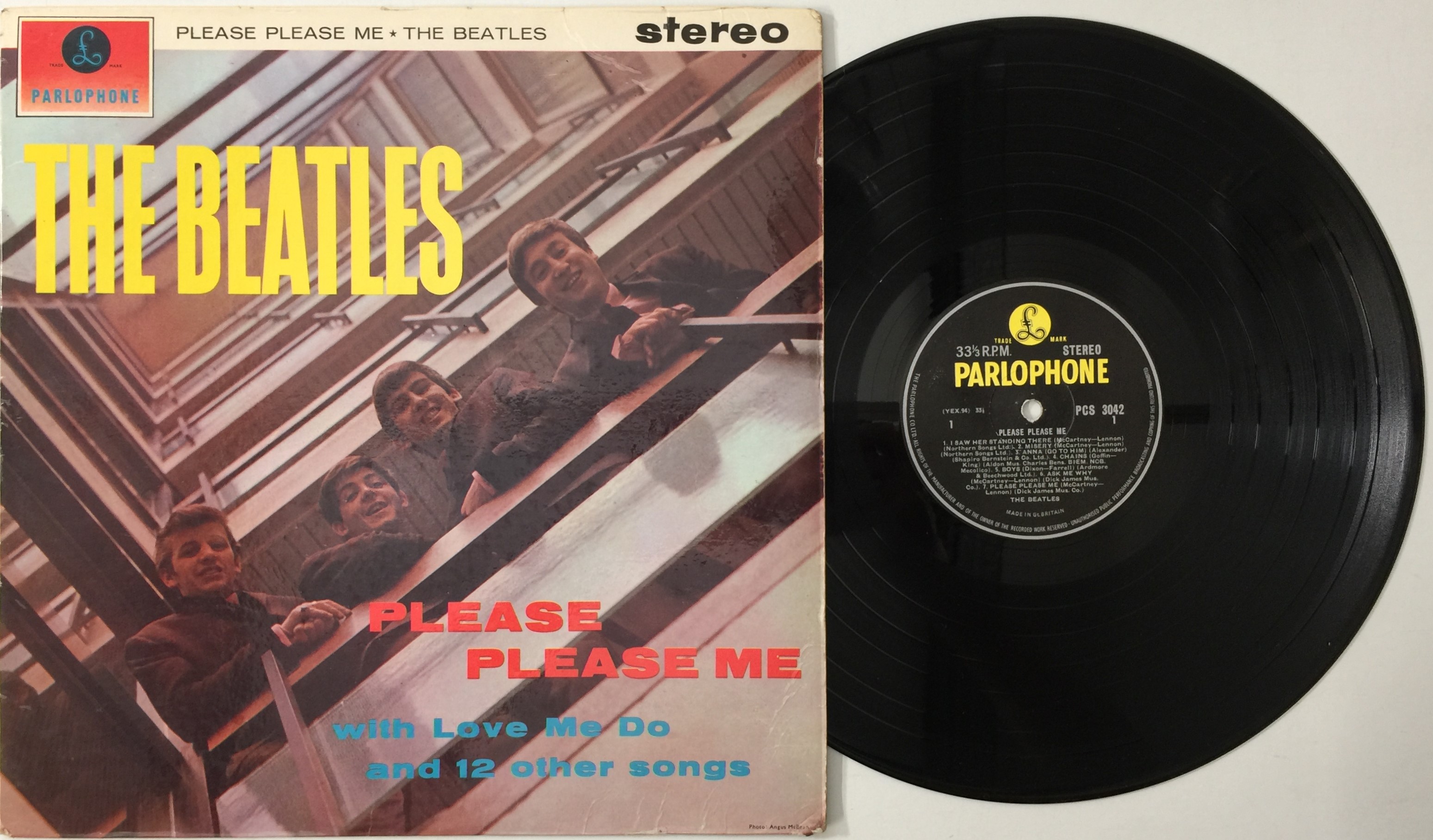 Lot 99 - THE BEATLES - PLEASE PLEASE ME LP (UK STEREO