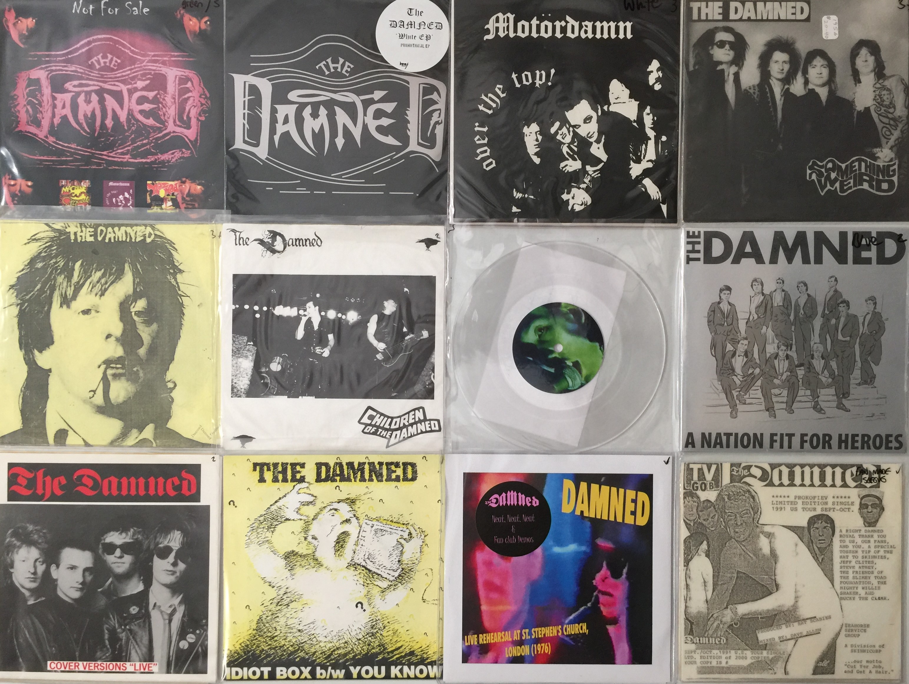 Lot 245 - THE DAMNED - 7" COLLECTION (LIMITED EDITION/