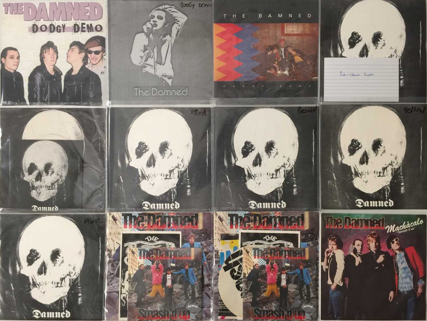 Lot 249 - THE DAMNED - 7" SINGLES COLLECTION (INC