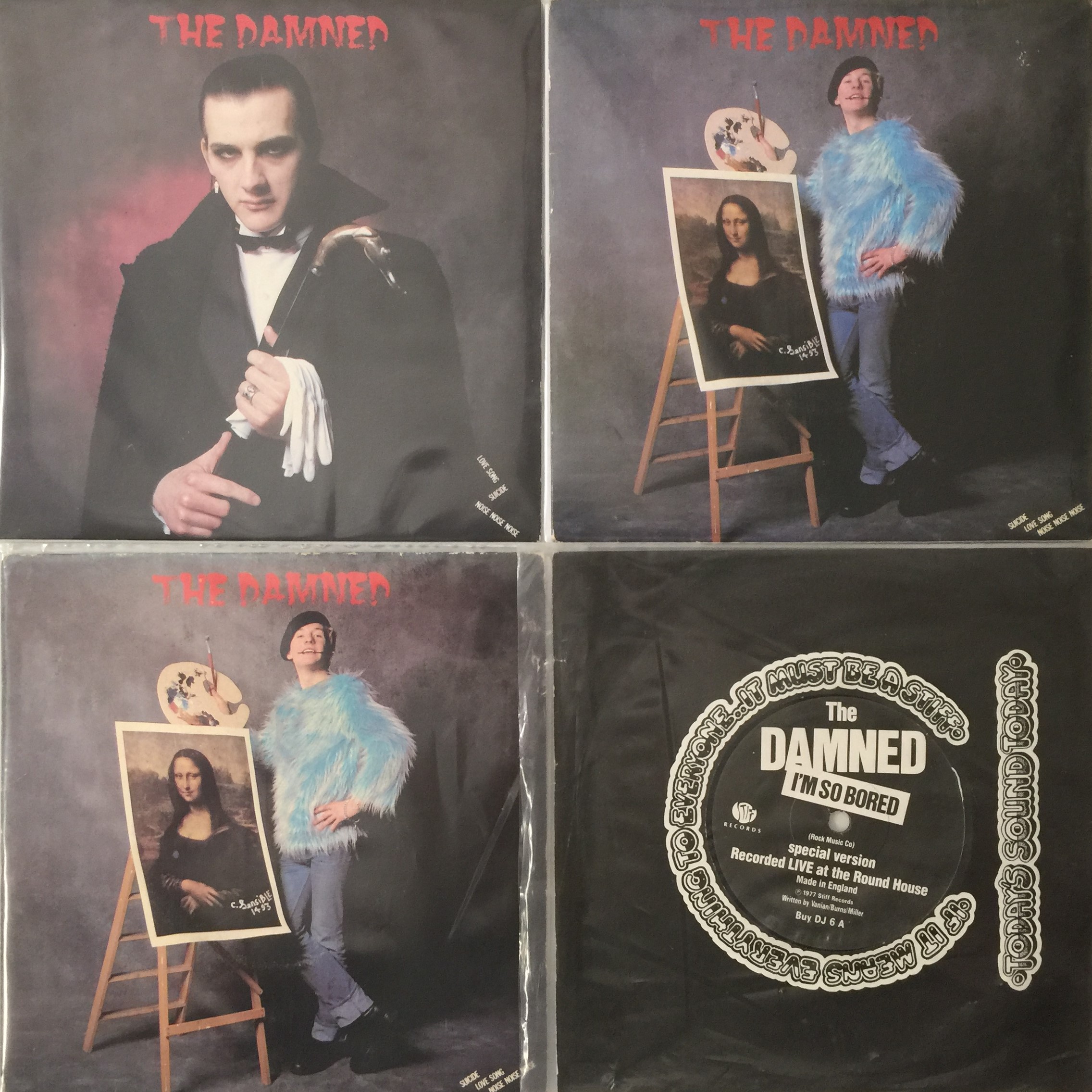Lot 249 - THE DAMNED - 7" SINGLES COLLECTION (INC
