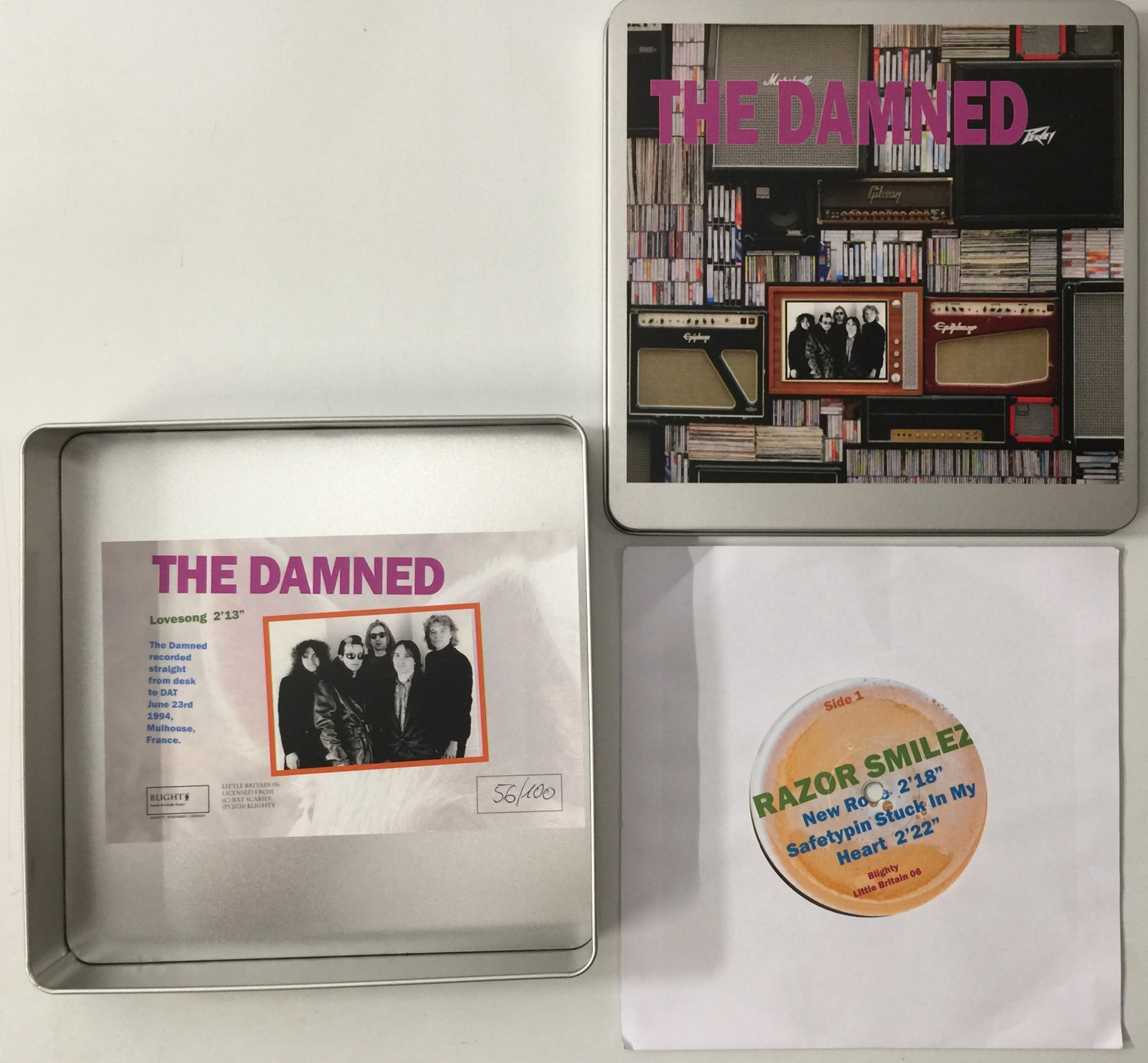 Lot 249 - THE DAMNED - 7" SINGLES COLLECTION (INC