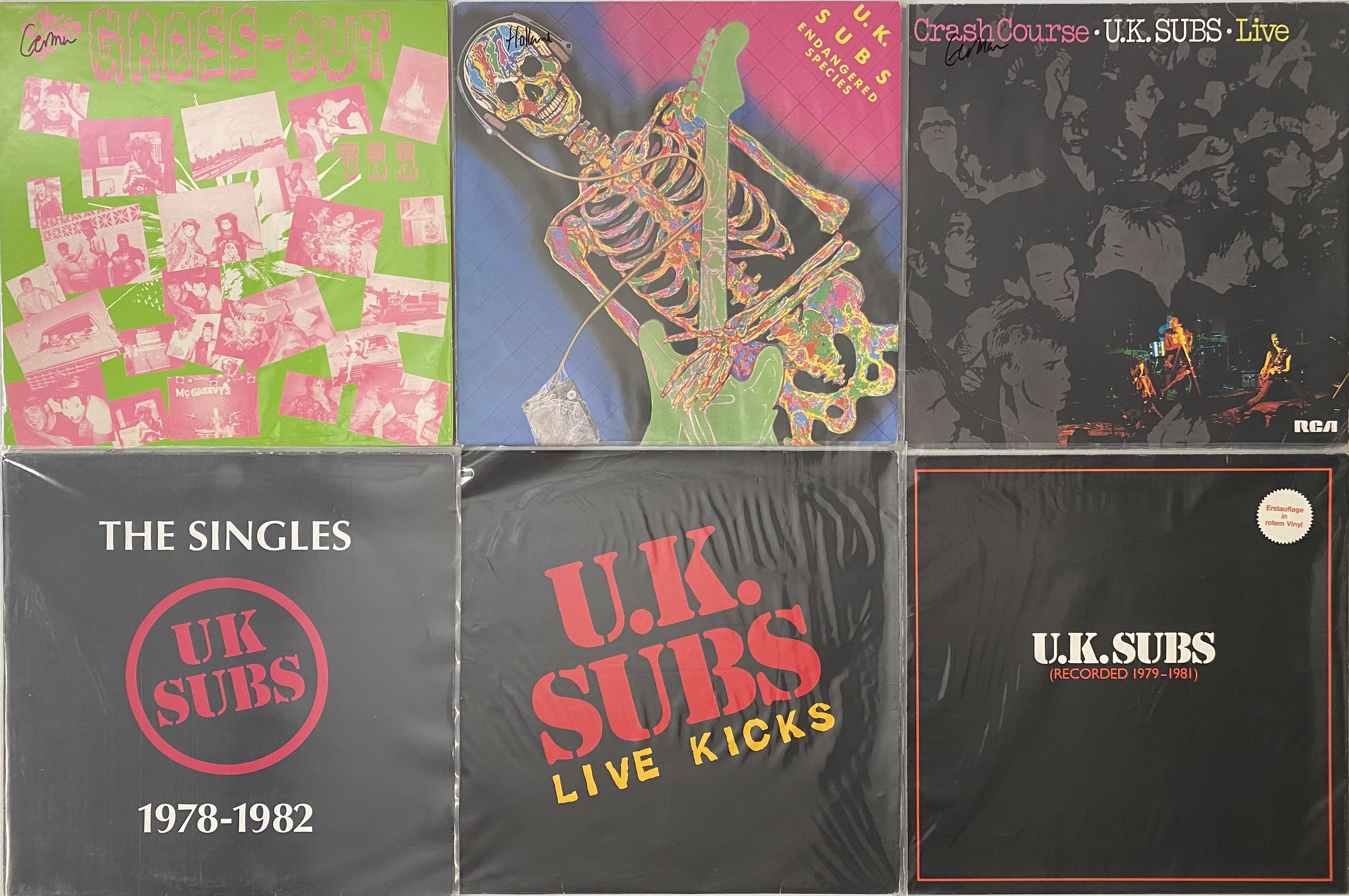 Lot 260 - UK SUBS - UK/ EUROPEAN LP PACK