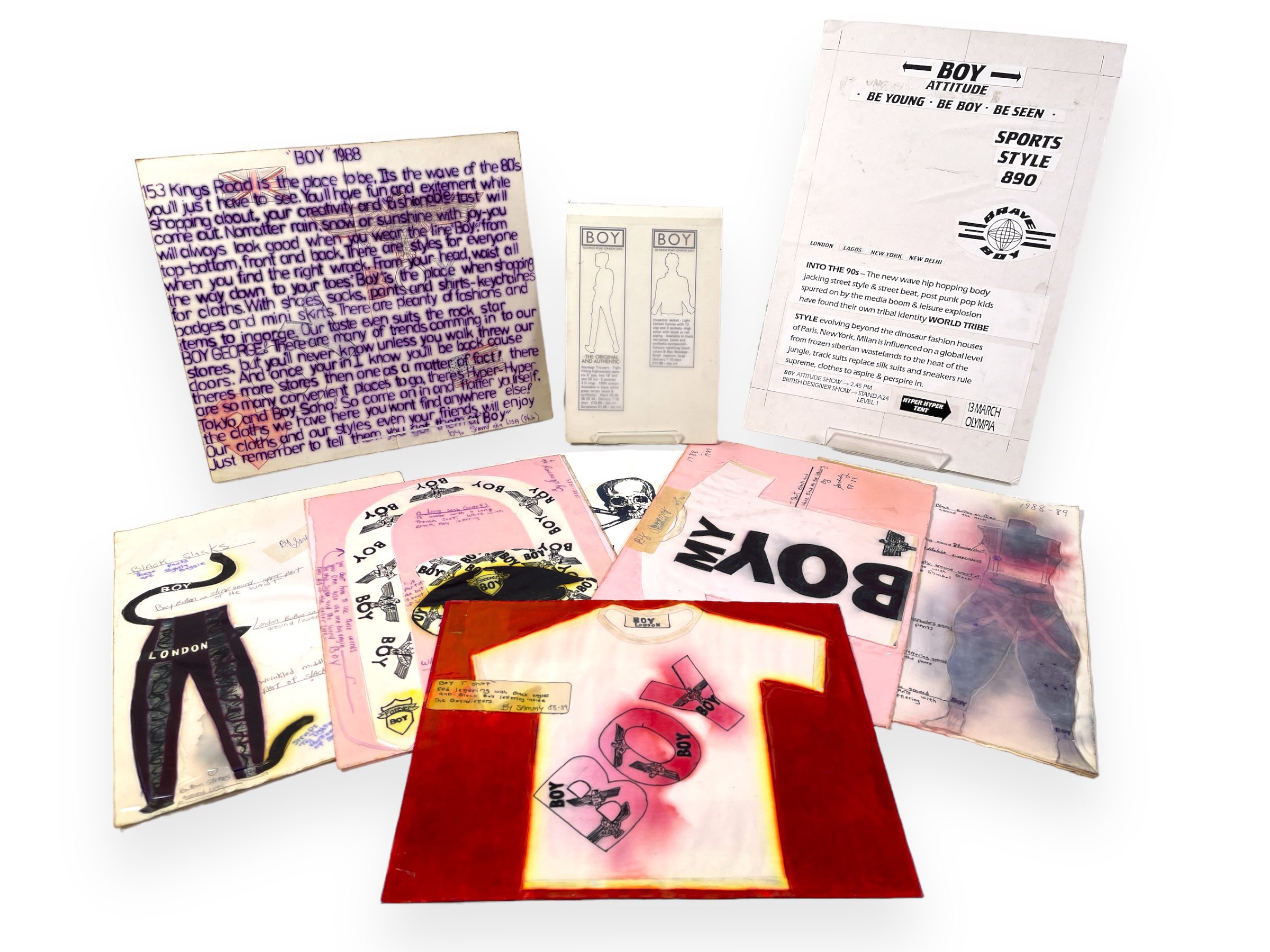 Lot 66 - BOY LONDON ARCHIVE - ORIGINAL BOY DESIGNS