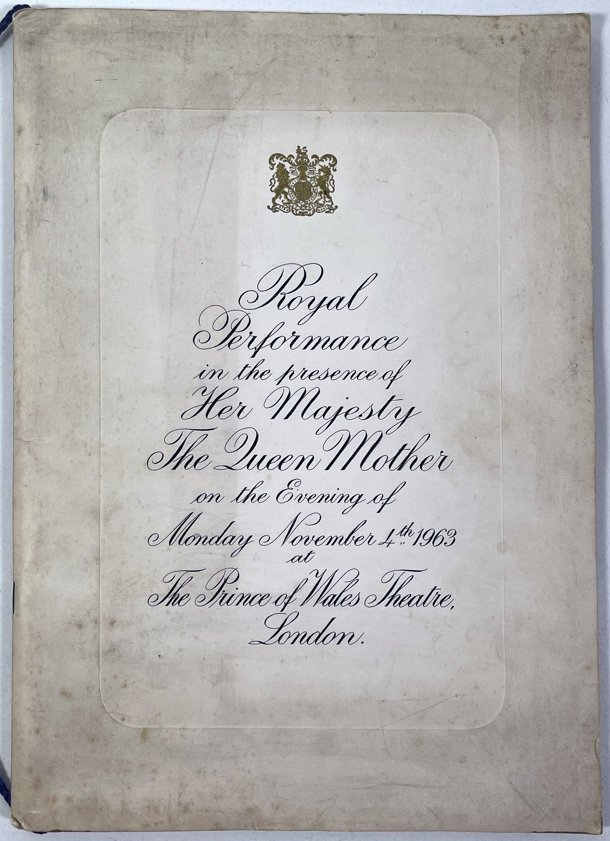 Lot 359 - 1963 THE BEATLES - ROYAL VARIETY PERFORMANCE