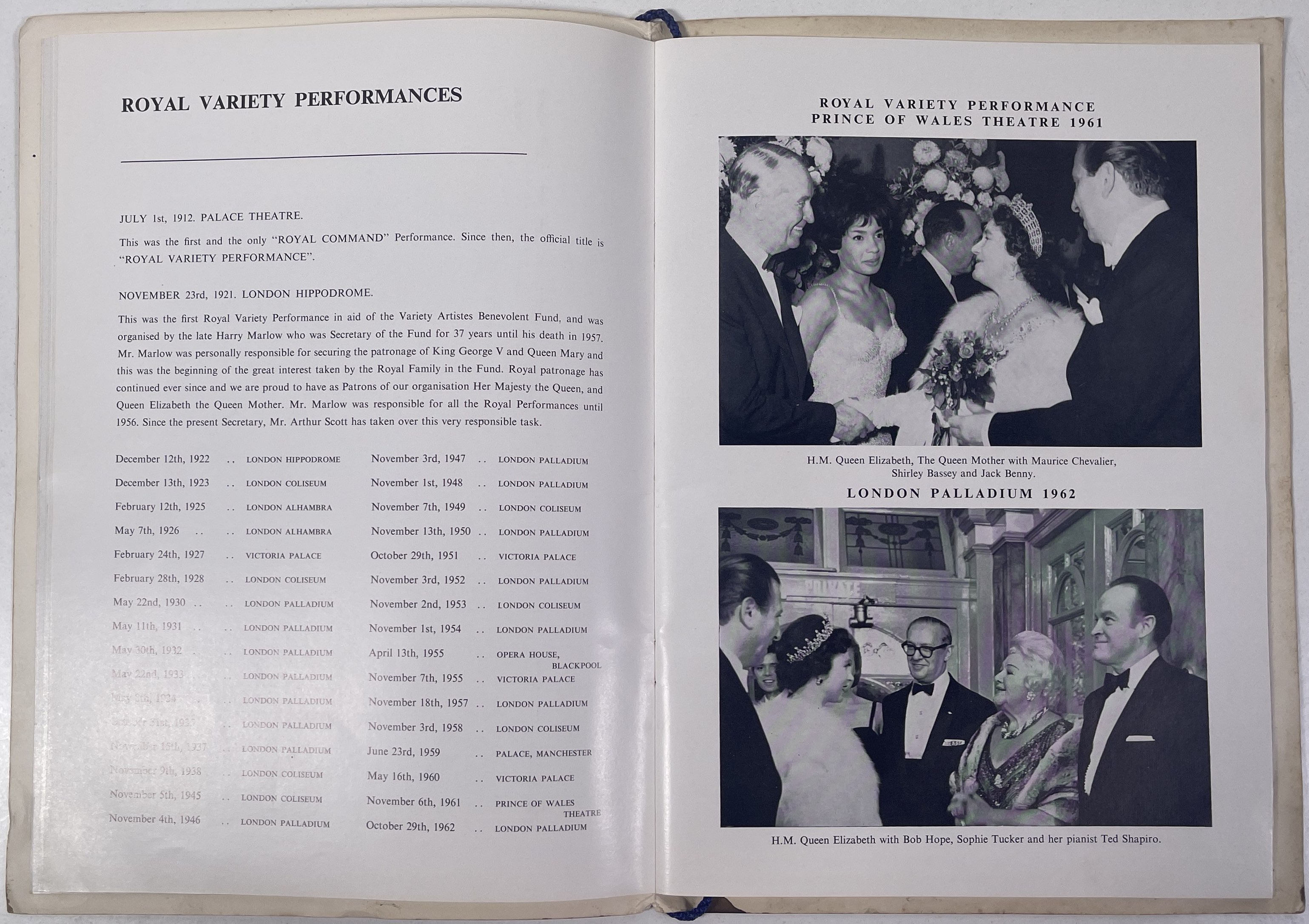 Lot 359 - 1963 THE BEATLES - ROYAL VARIETY PERFORMANCE