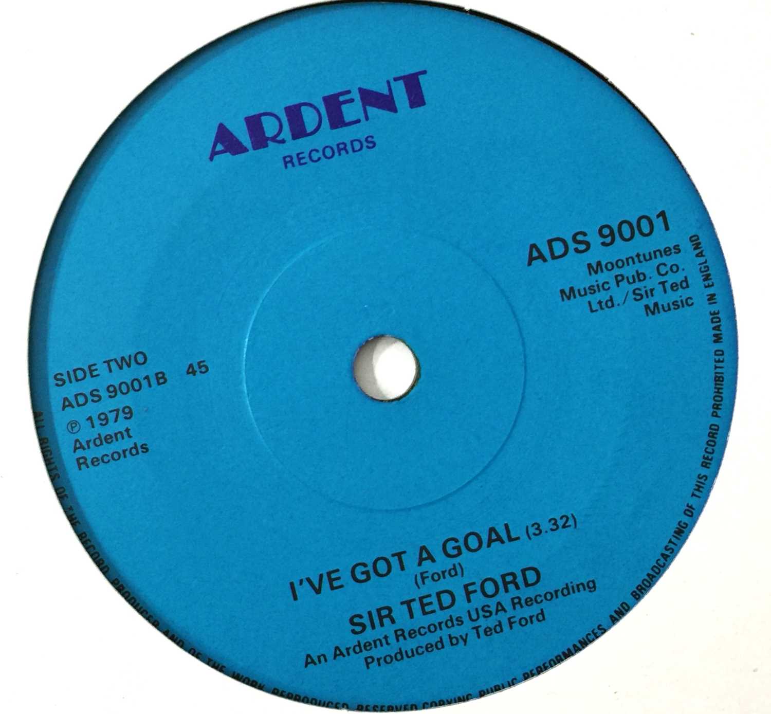 Lot 129 - SIR TED FORD - DISCO MUSIC/ I'VE GOT A GOAL