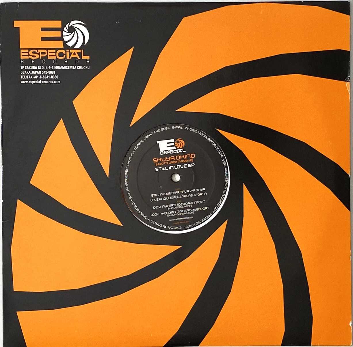 Lot 208 - SHUYA OKINO - STILL IN LOVE EP (JAPANESE 12"