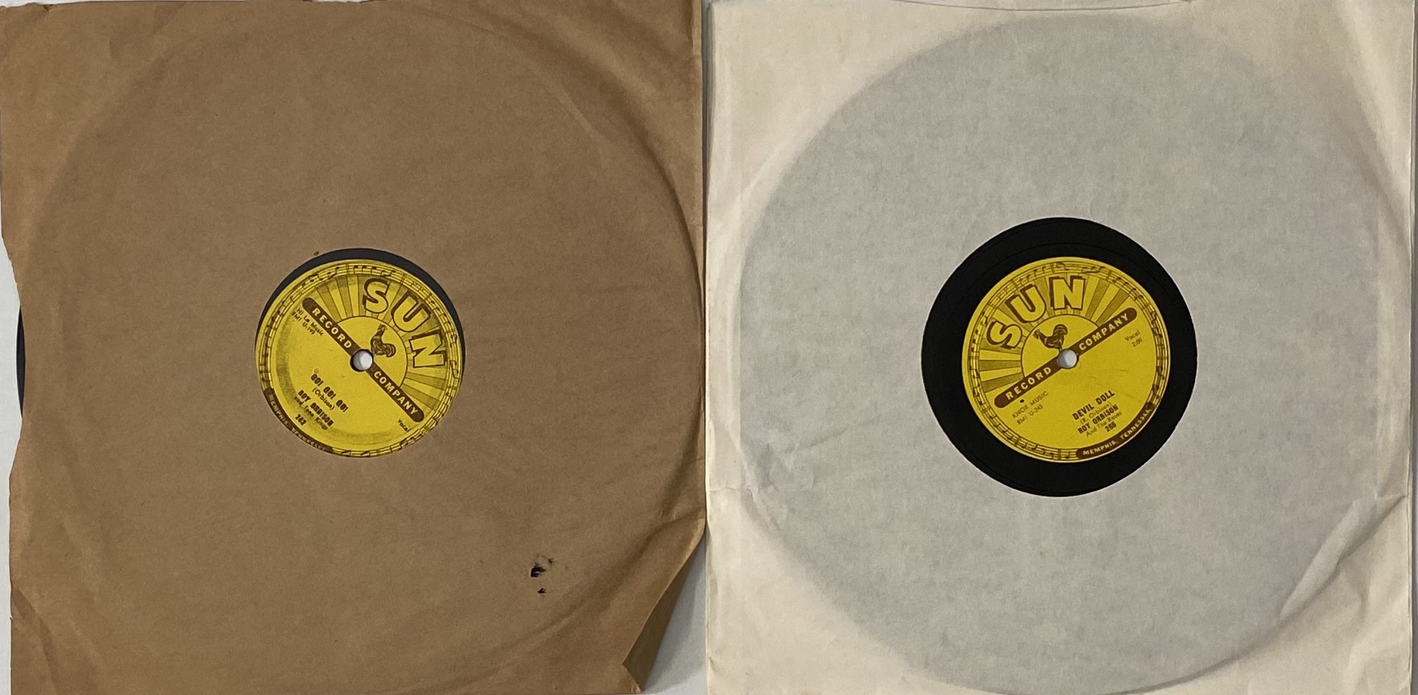 Lot 319 - ROY ORBISON - SUN RECORDS 78RPM SHELLAC