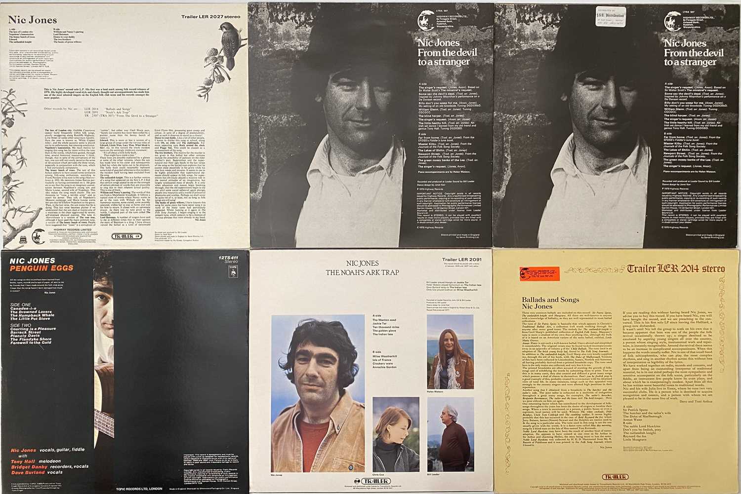 Lot 327 - NIC JONES - LP PACK