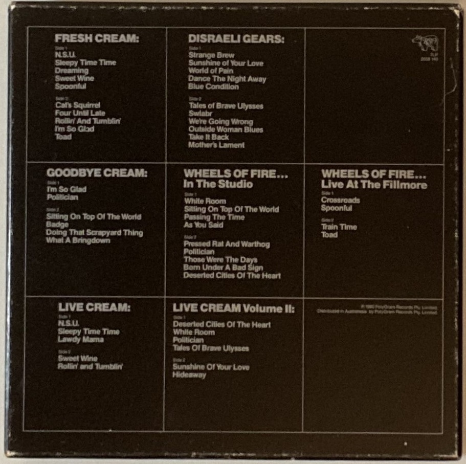 Lot 912 - Cream - LP Box Sets