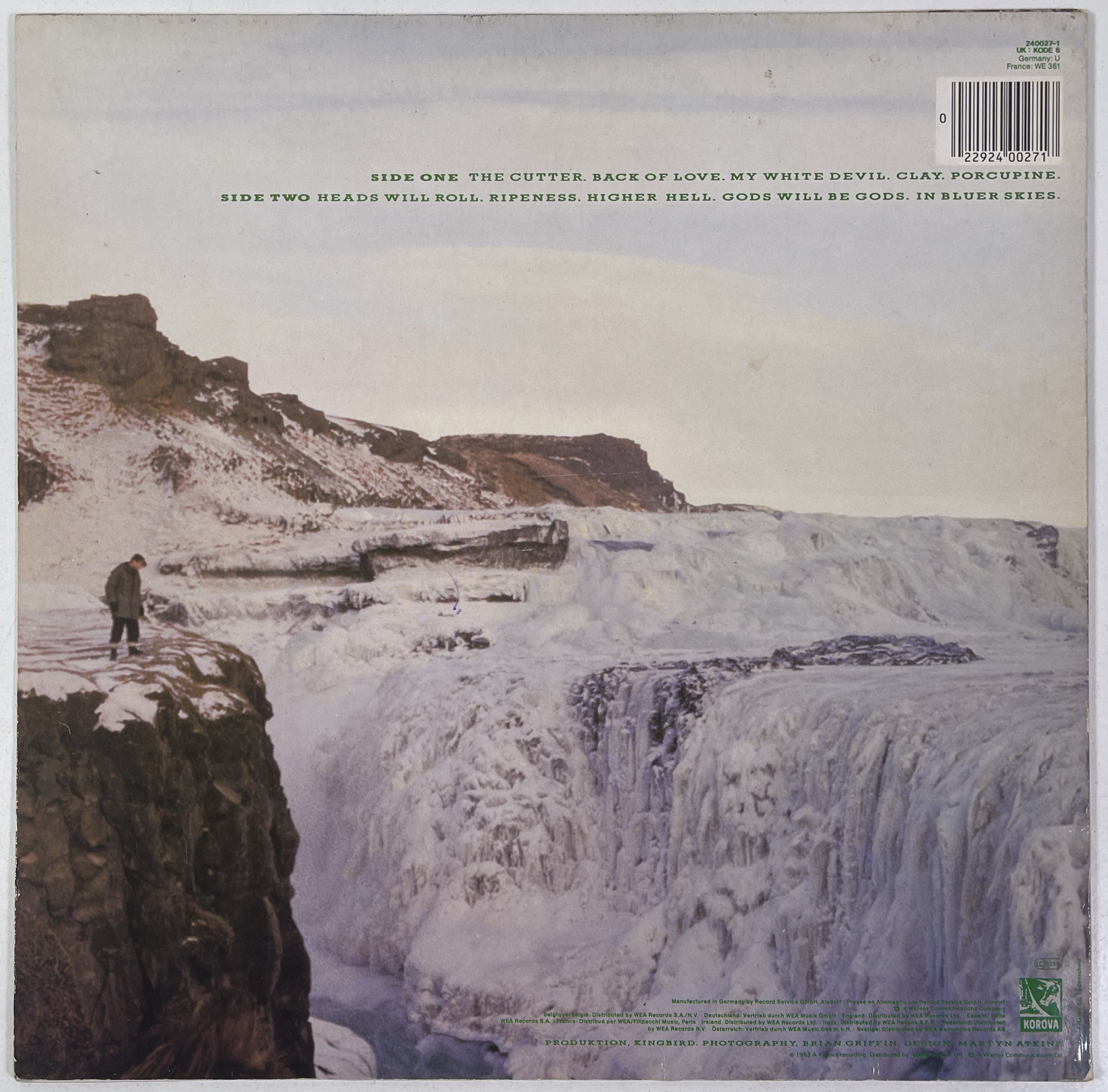 Lot 244 - ECHO AND THE BUNNYMEN - SIGNED PORCUPINE LP.