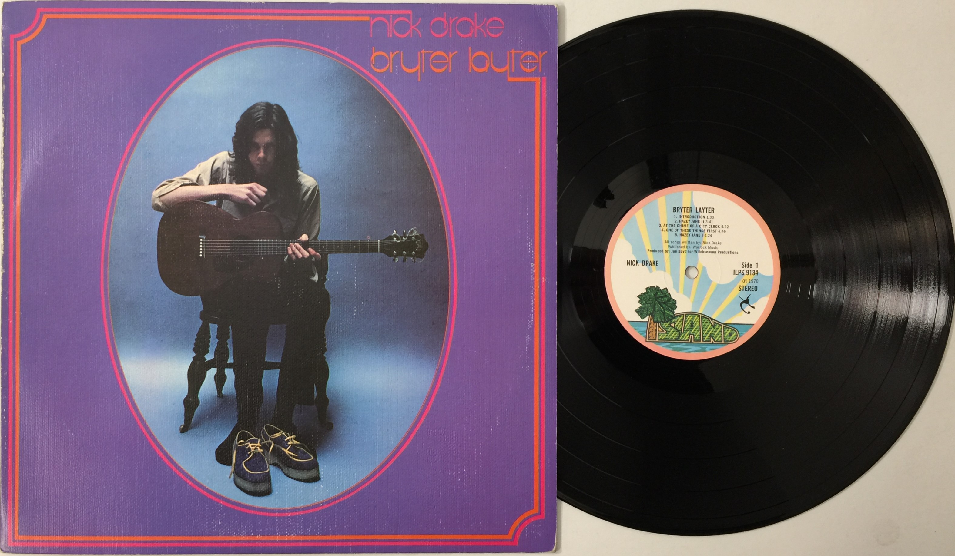 Lot 21 - NICK DRAKE - BRYTER LAYTER LP (ORIGINAL UK
