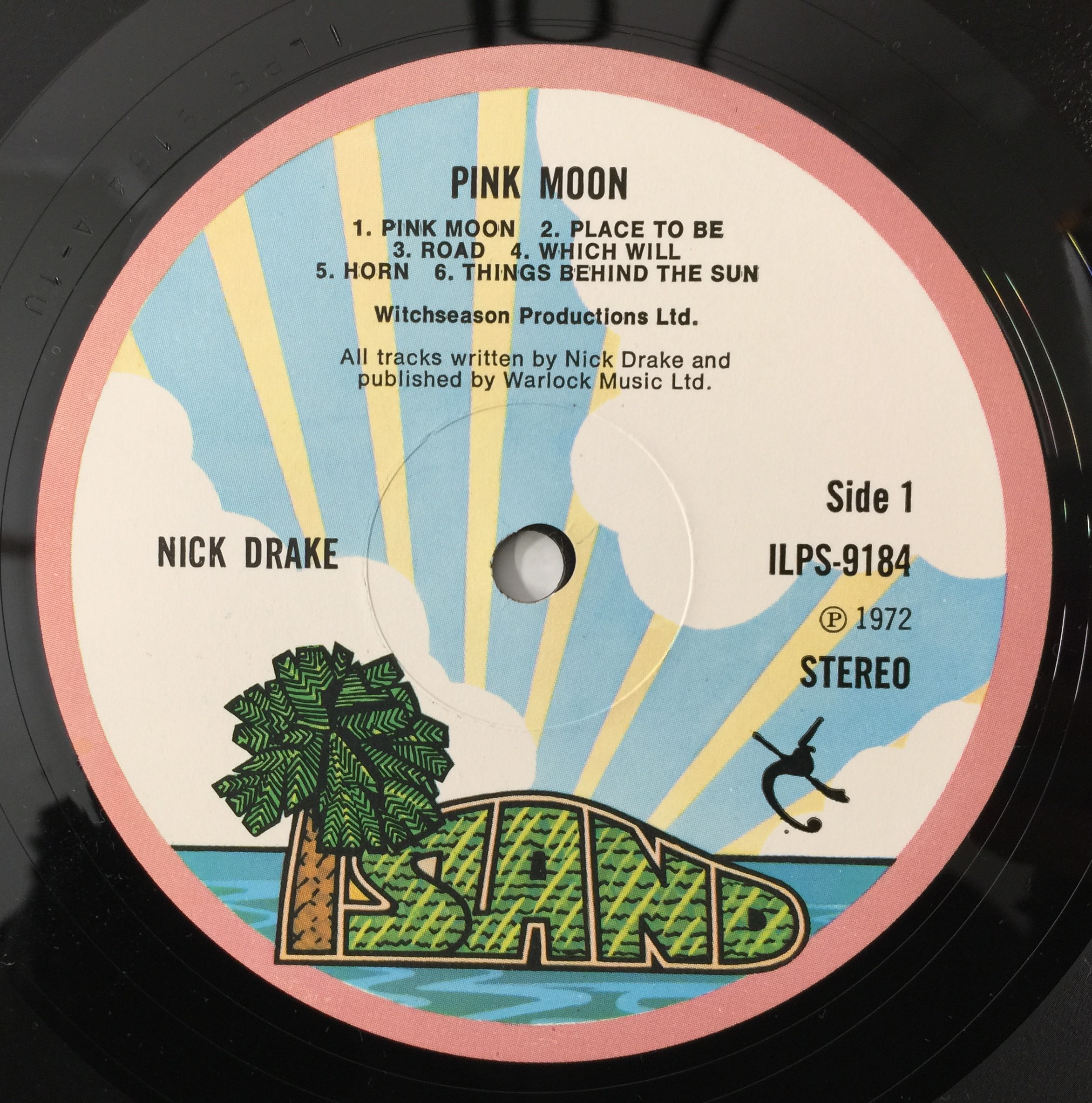 Lot 22 - NICK DRAKE - PINK MOON LP (ORIGINAL UK COPY