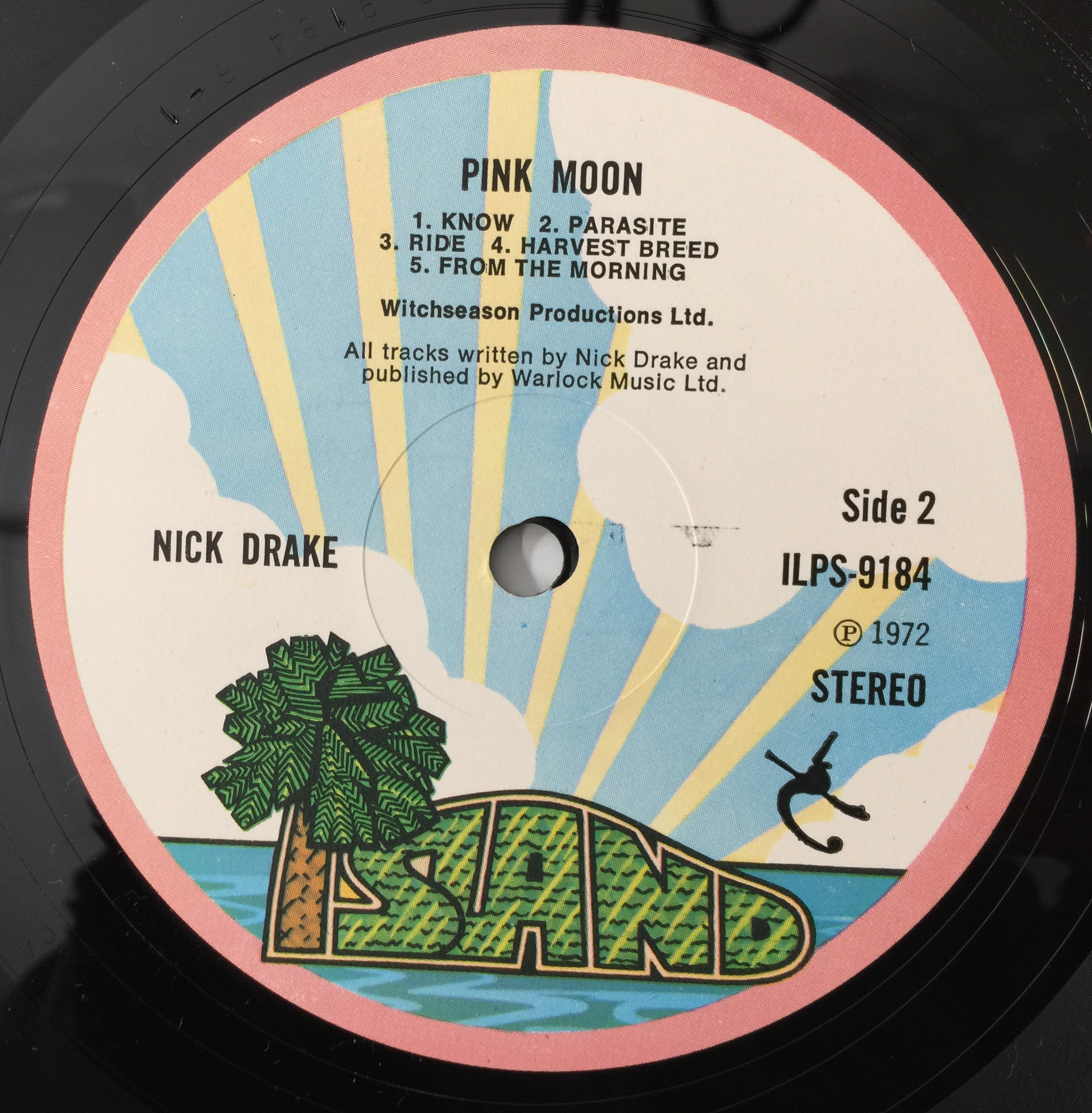 Lot 22 - NICK DRAKE - PINK MOON LP (ORIGINAL UK COPY