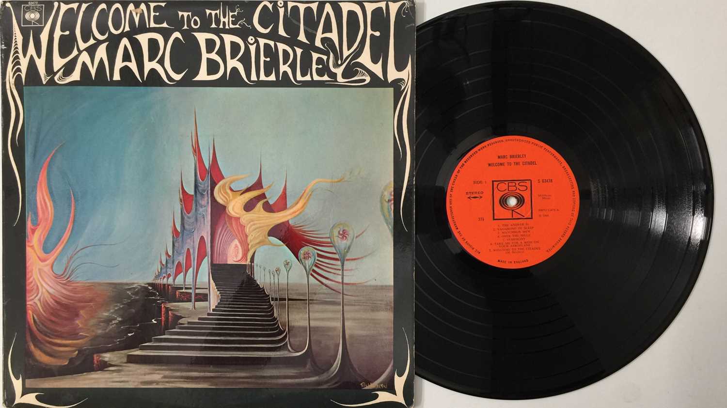 Lot 388 - MARC BRIERLEY - WELCOME TO THE CITADEL LP