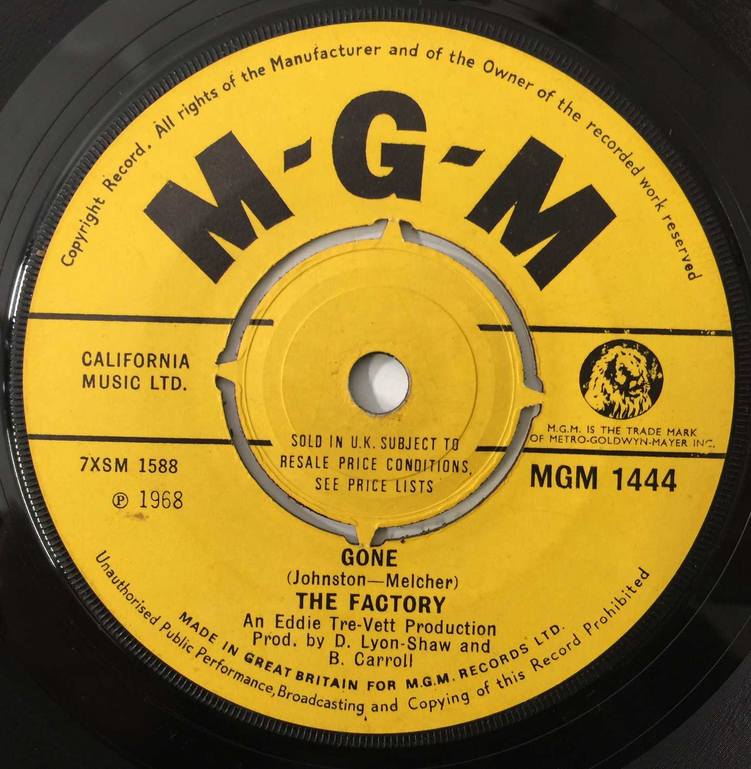 Lot 33 - THE FACTORY - PATH THROUGH THE FOREST/ GONE 7"