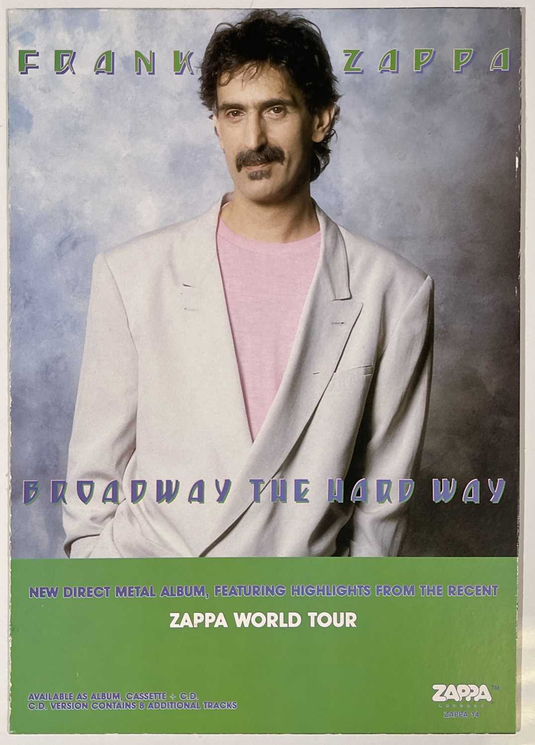 Lot 182 - FRANK ZAPPA - POSTER AND SHOP DISPLAY.