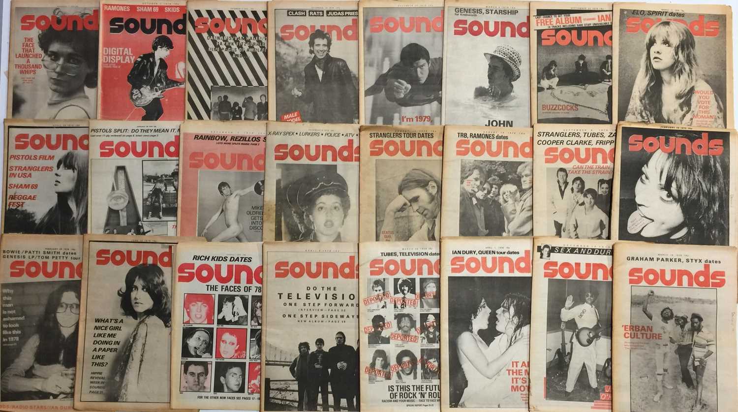 Lot 76 - SOUNDS MAGAZINE - 1978.
