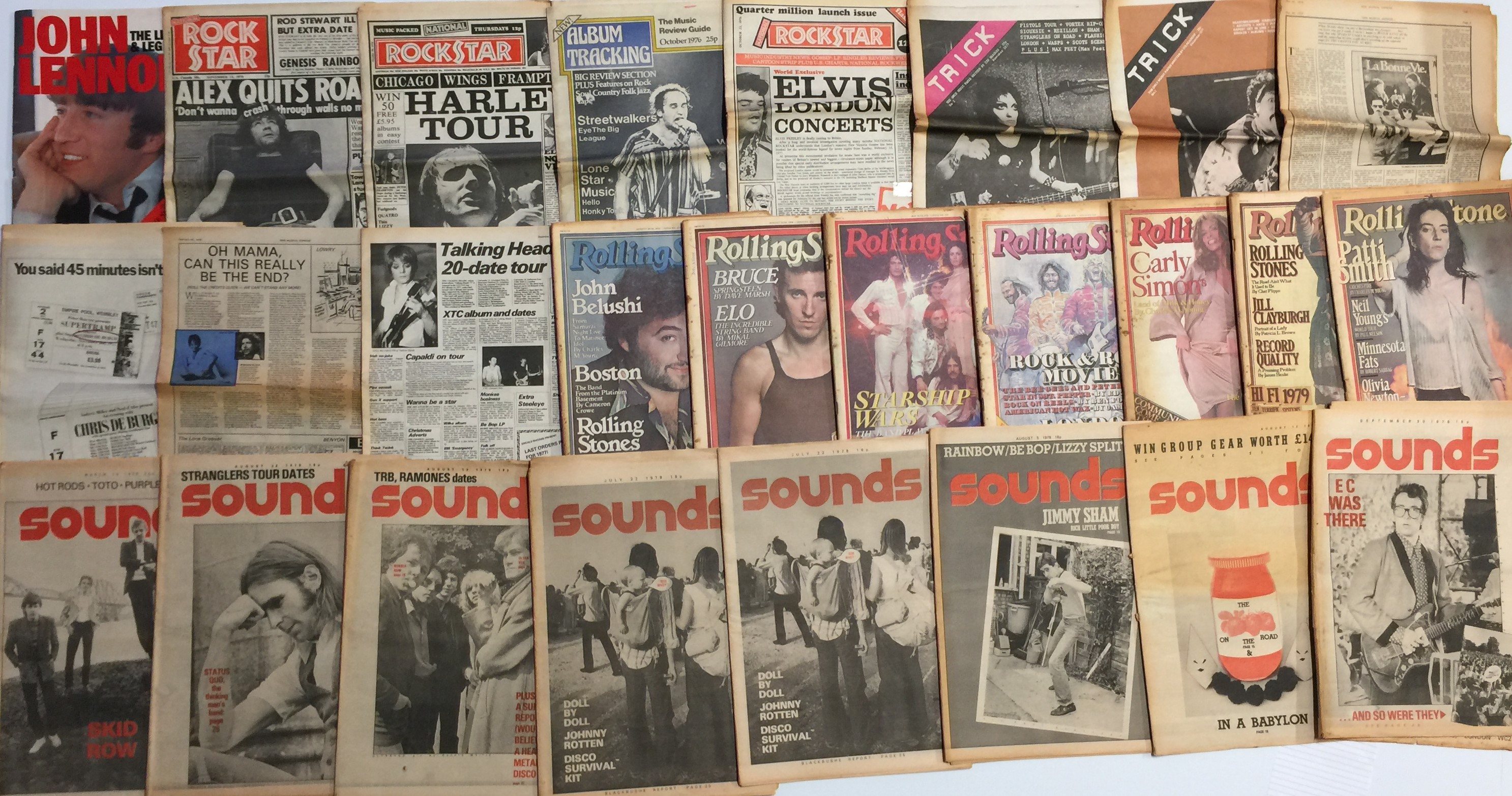 Lot 79 - SOUNDS, MUSIC MAKER & ASSORTED MAGAZINES