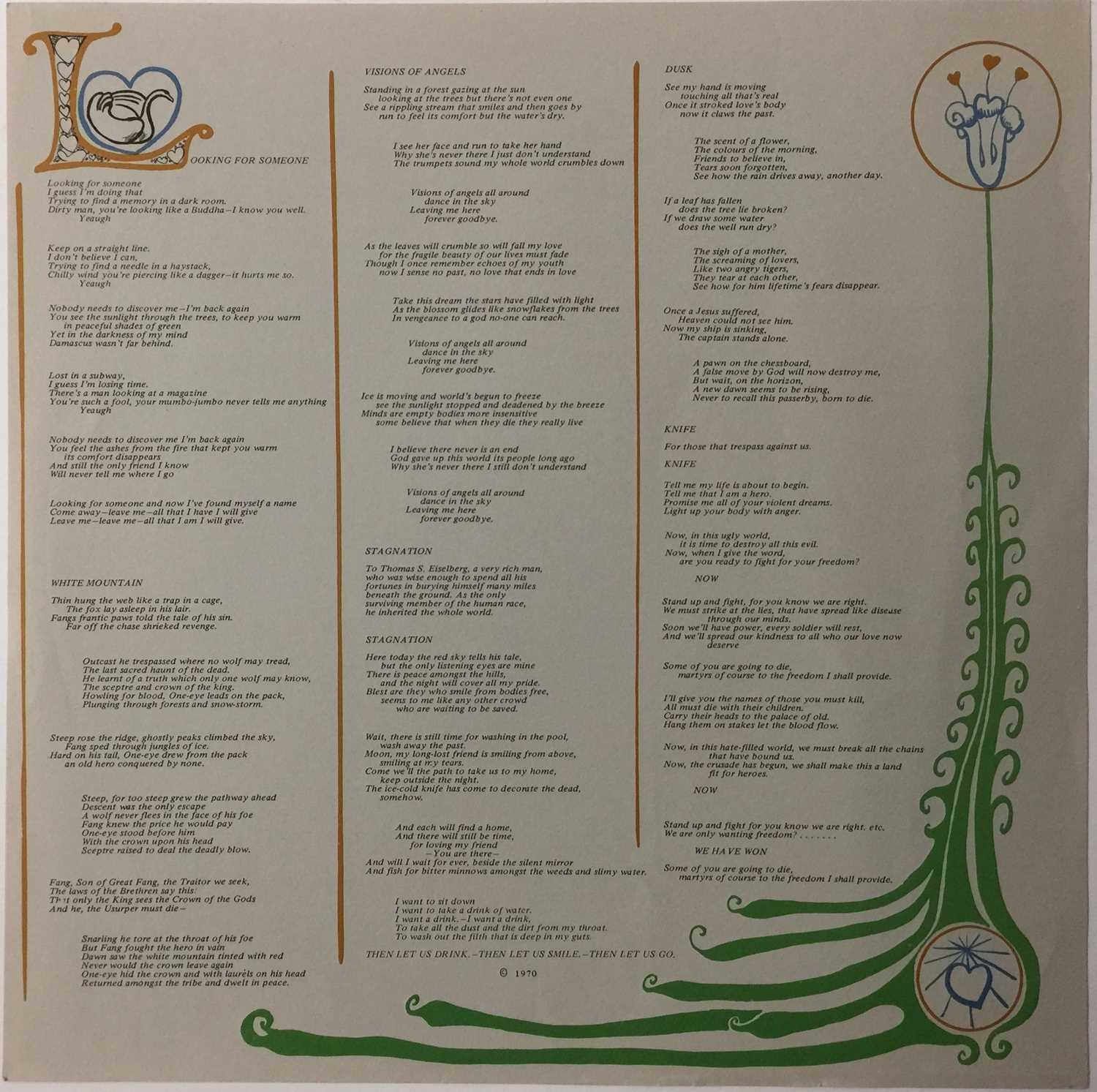 Lot 50 - GENESIS - TRESPASS LP (UK OG - PINK SCROLL