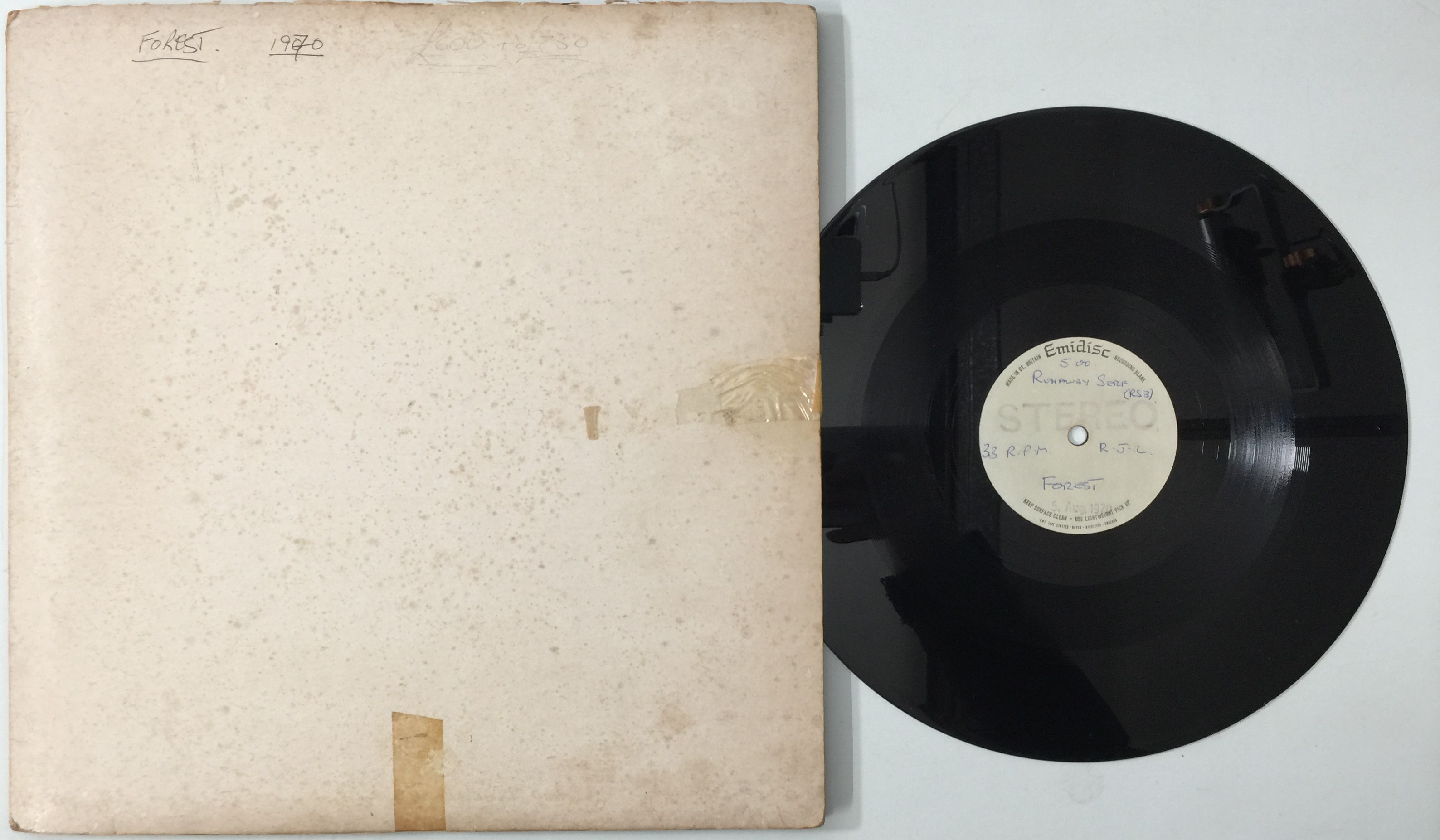 Lot 54 - FOREST - RUNAWAY SERF 10" ACETATE