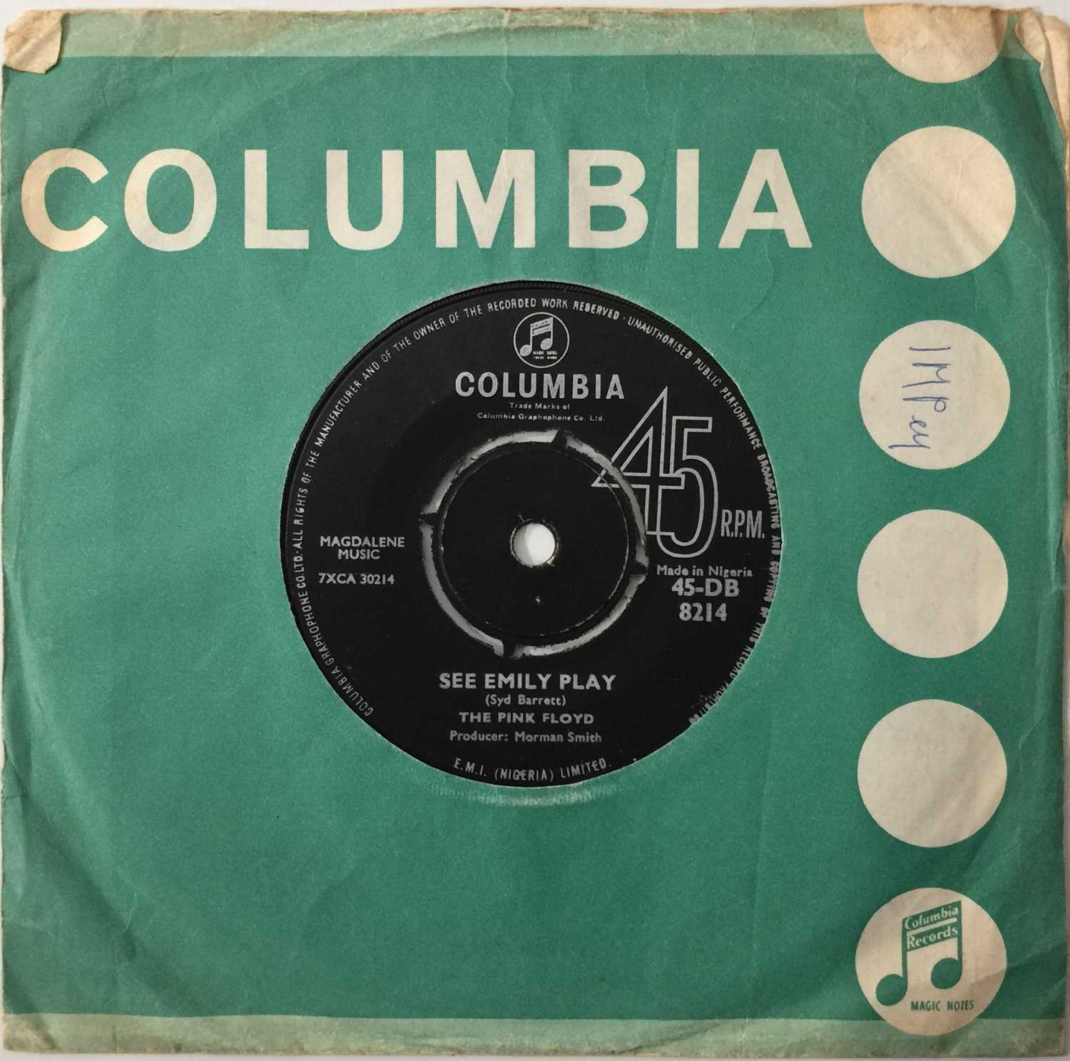 Lot 63 - THE PINK FLOYD - SEE EMILY PLAY/ SCARECROW 7"