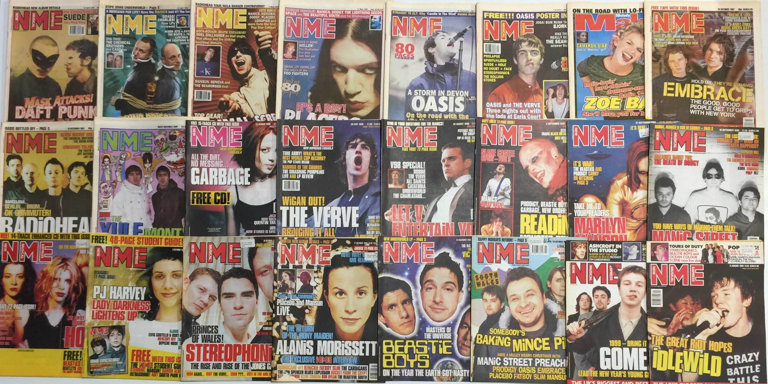 Lot 80 - NME MAGAZINES - 1977-1999