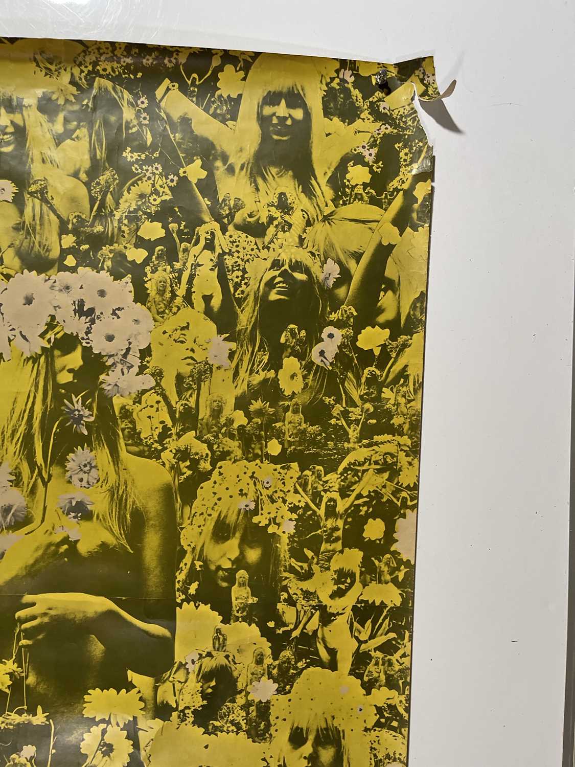 Lot 153 - OZ MAGAZINE POSTERS INC 'PLANT A FLOWER'.