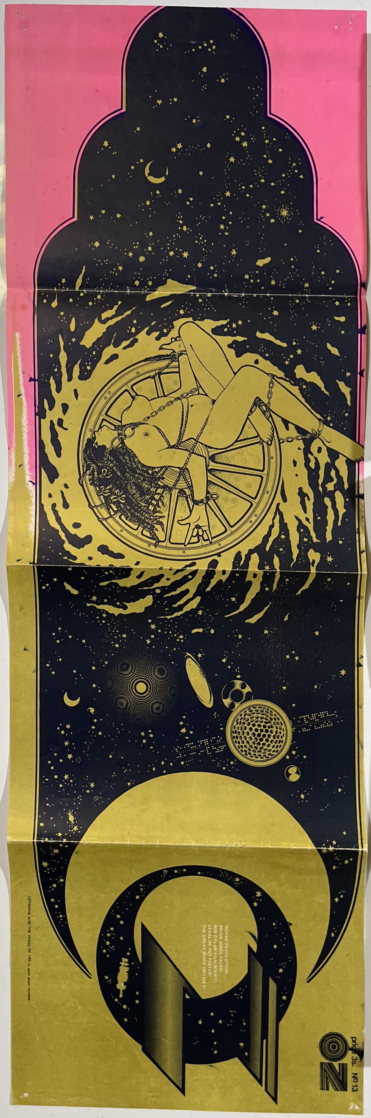 Lot 153 - OZ MAGAZINE POSTERS INC 'PLANT A FLOWER'.