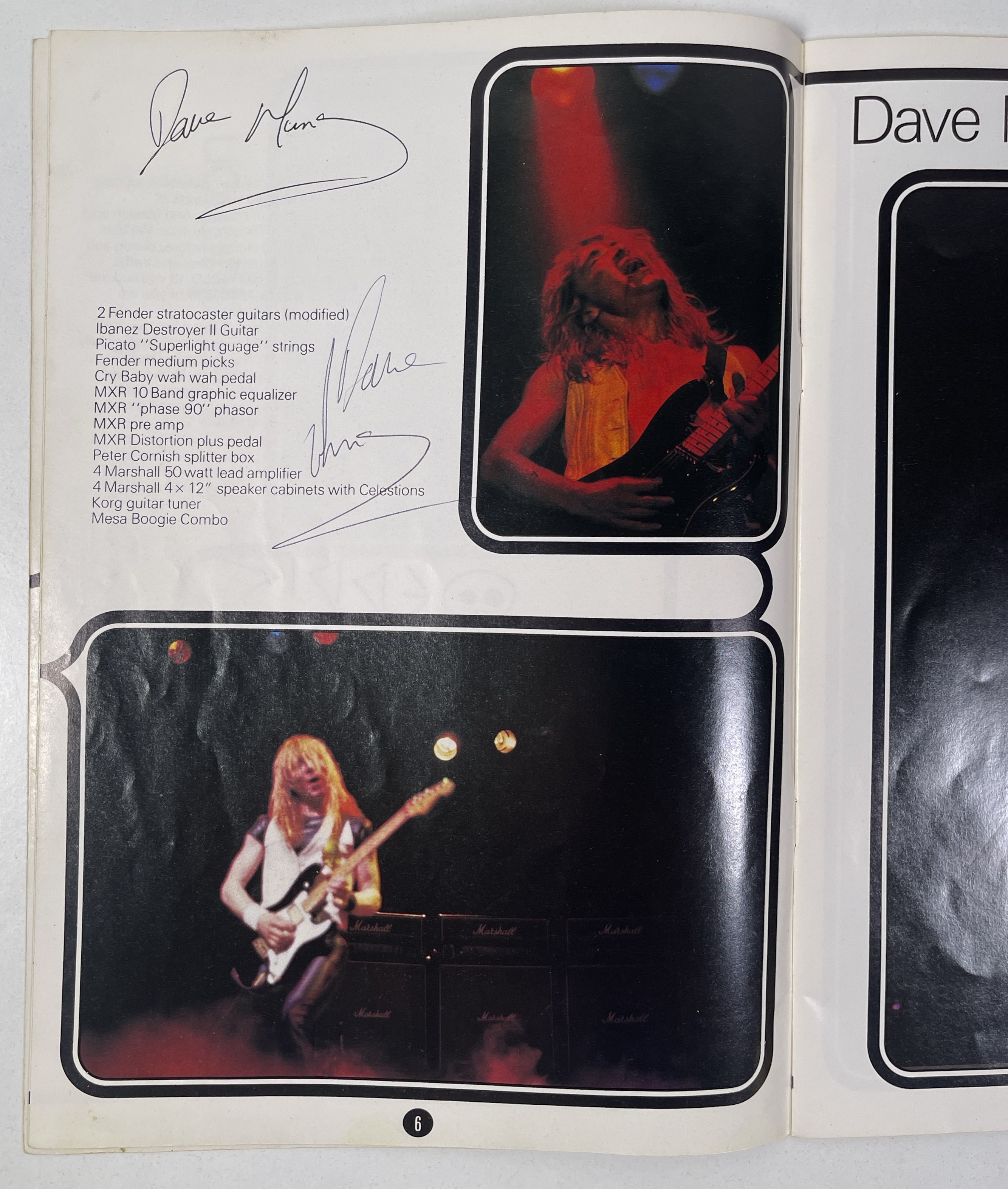 Lot 91 - IRON MAIDEN - A FULLY SIGNED TOUR PROGRAMME.