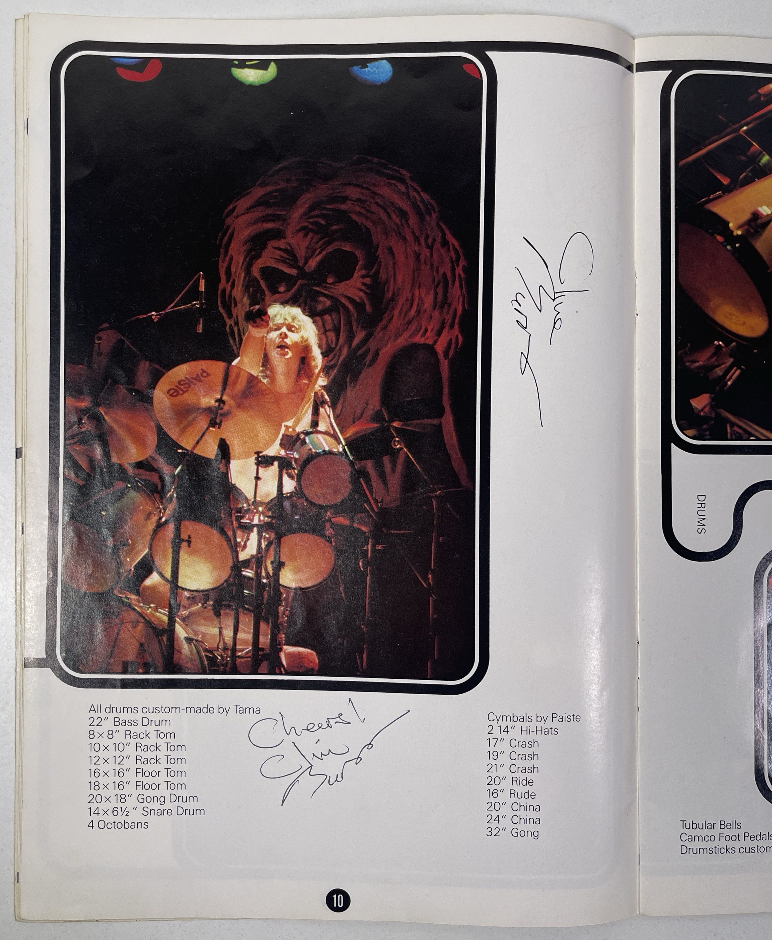 Lot 91 - IRON MAIDEN - A FULLY SIGNED TOUR PROGRAMME.