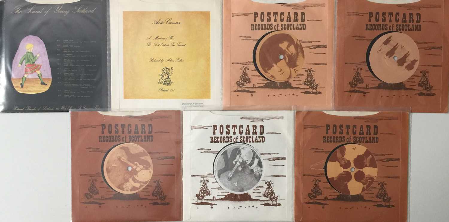 Lot 716 - POSTCARD RECORDS 7" PACK (SCOTTISH