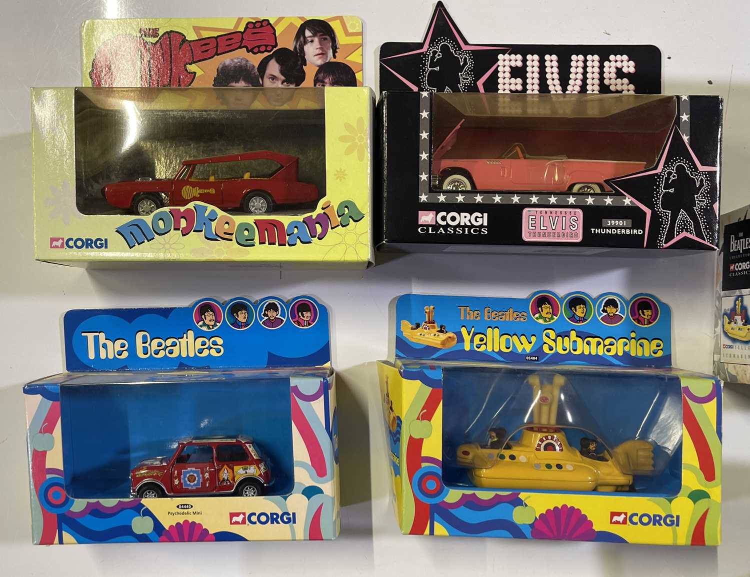Lot 62 - CORGI COLLECTABLES - BEATLES, MONKEES AND