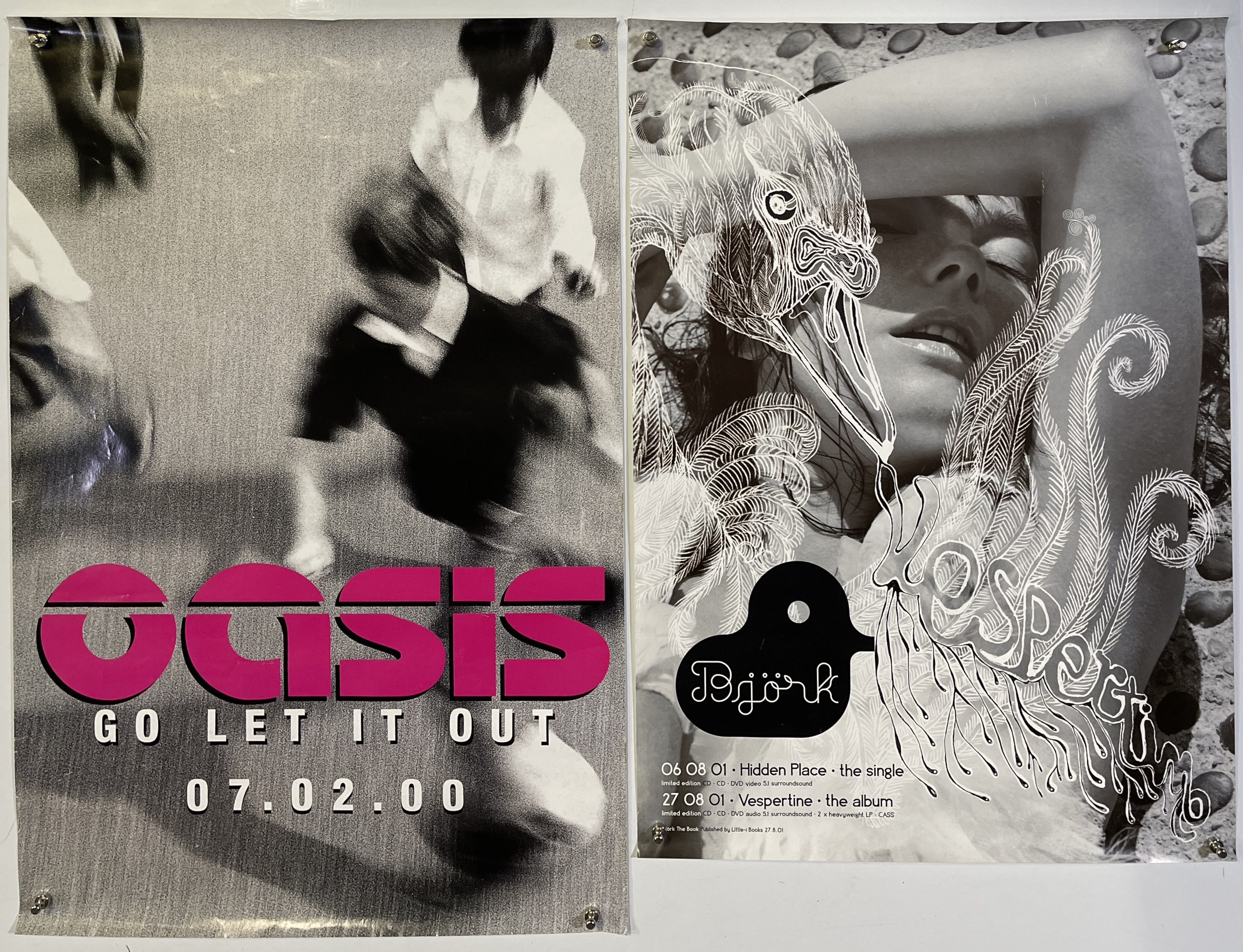 Lot 157 - ASSORTED MUSIC POSTERS INC OASIS.