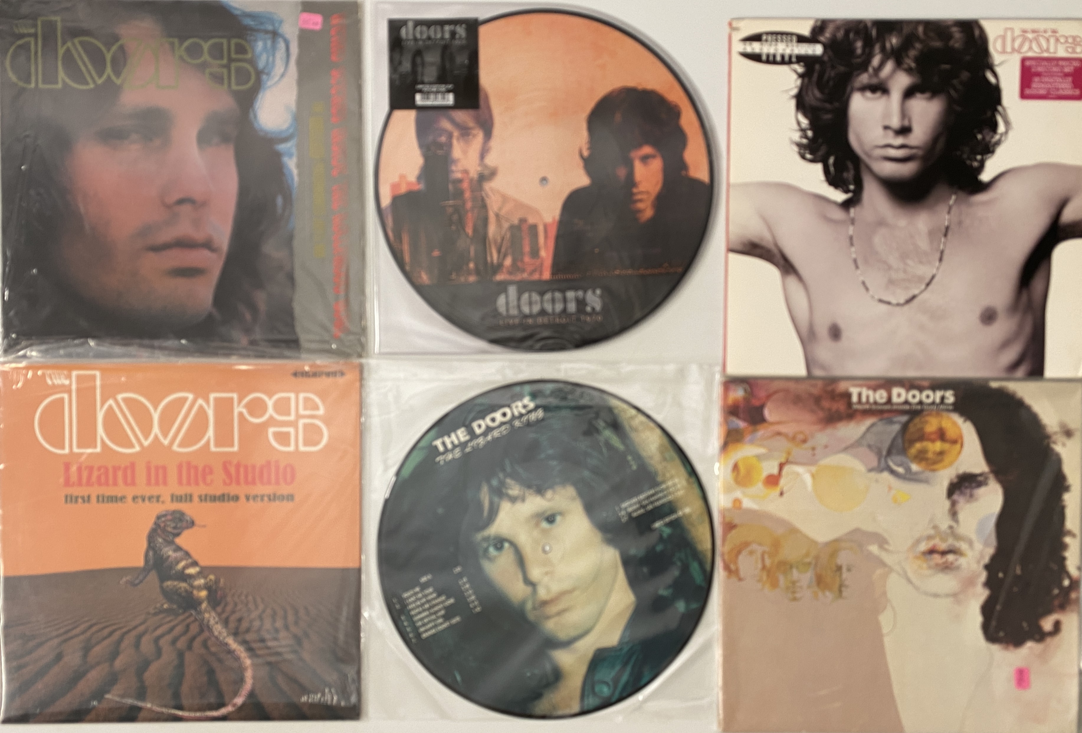 Lot 736 - THE DOORS - COMPS / PRIVATE PRESSINGS - LPs