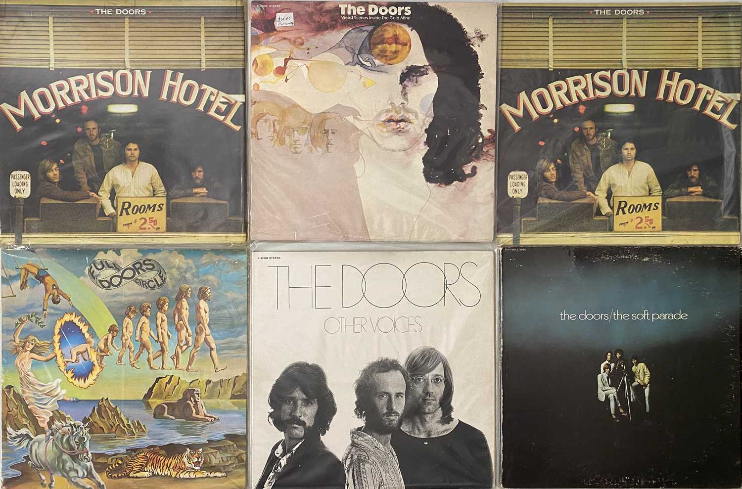Lot 738 - THE DOORS - LP COLLECTION