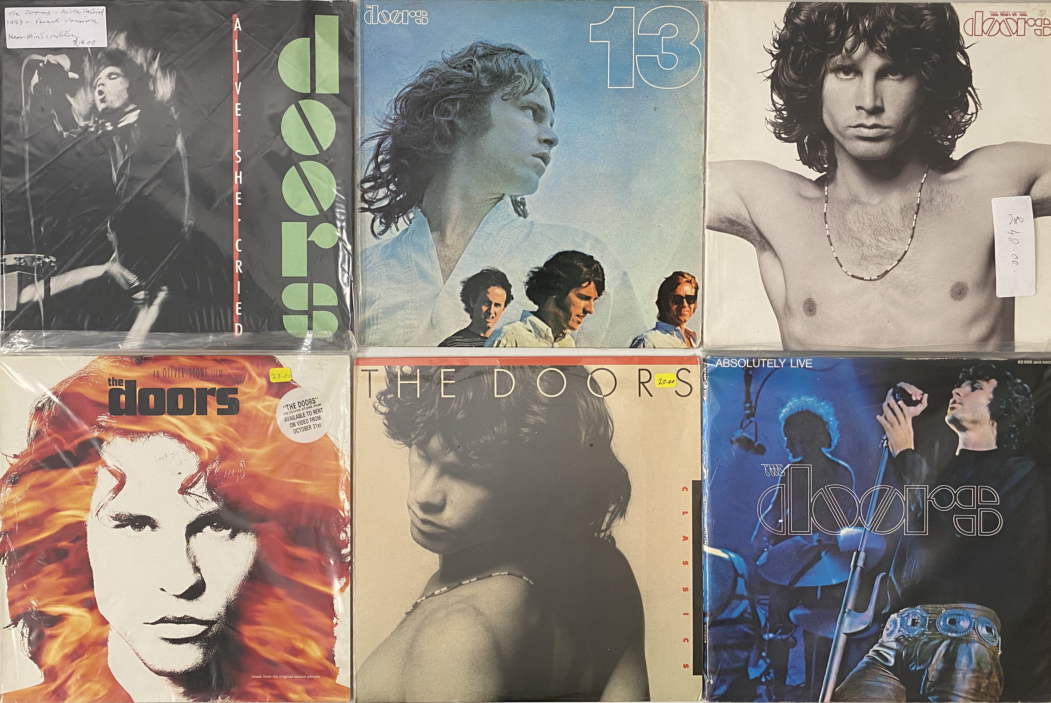 Lot 738 - THE DOORS - LP COLLECTION